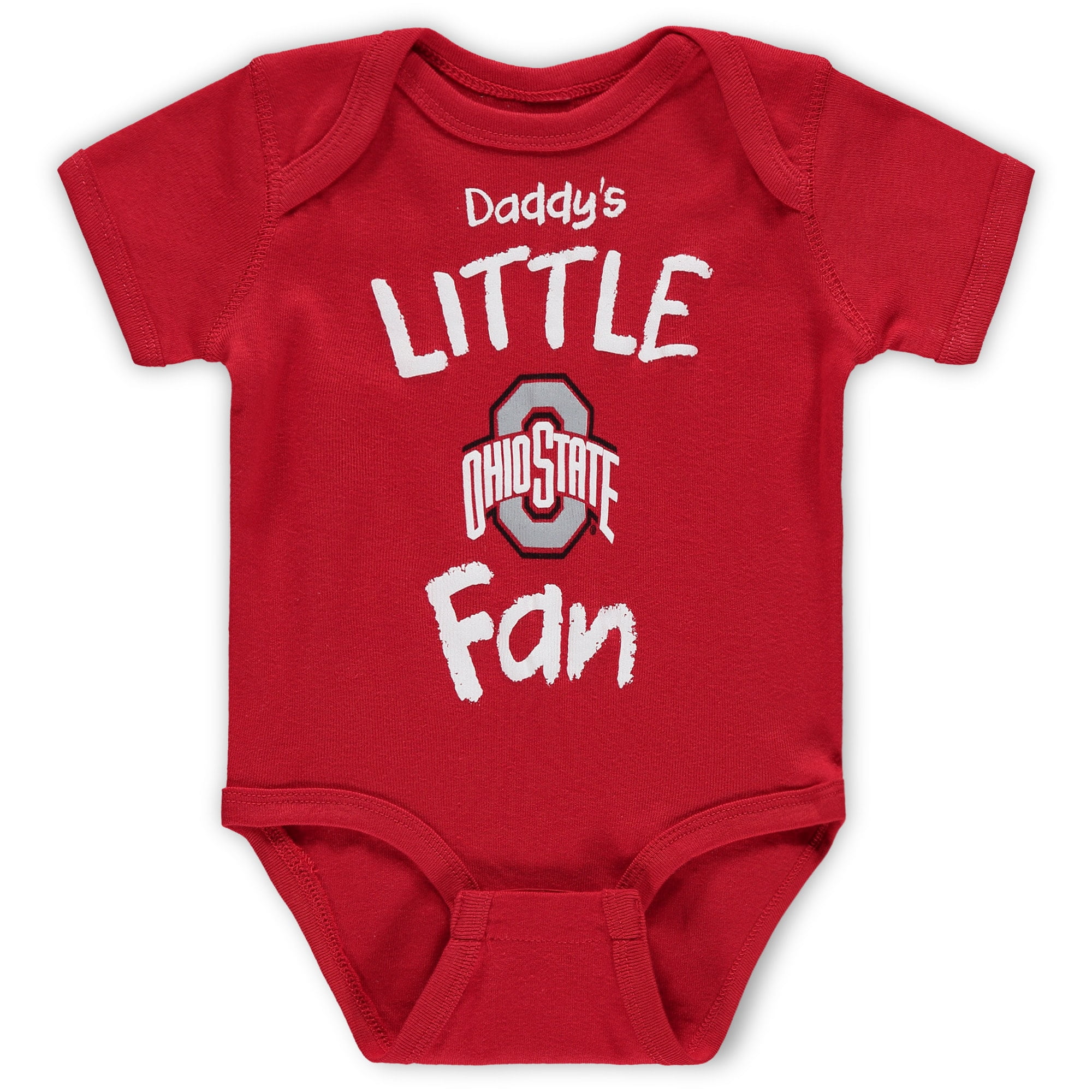 Infant Red Ohio State Buckeyes Daddy's Little Fan Creeper - Walmart.com