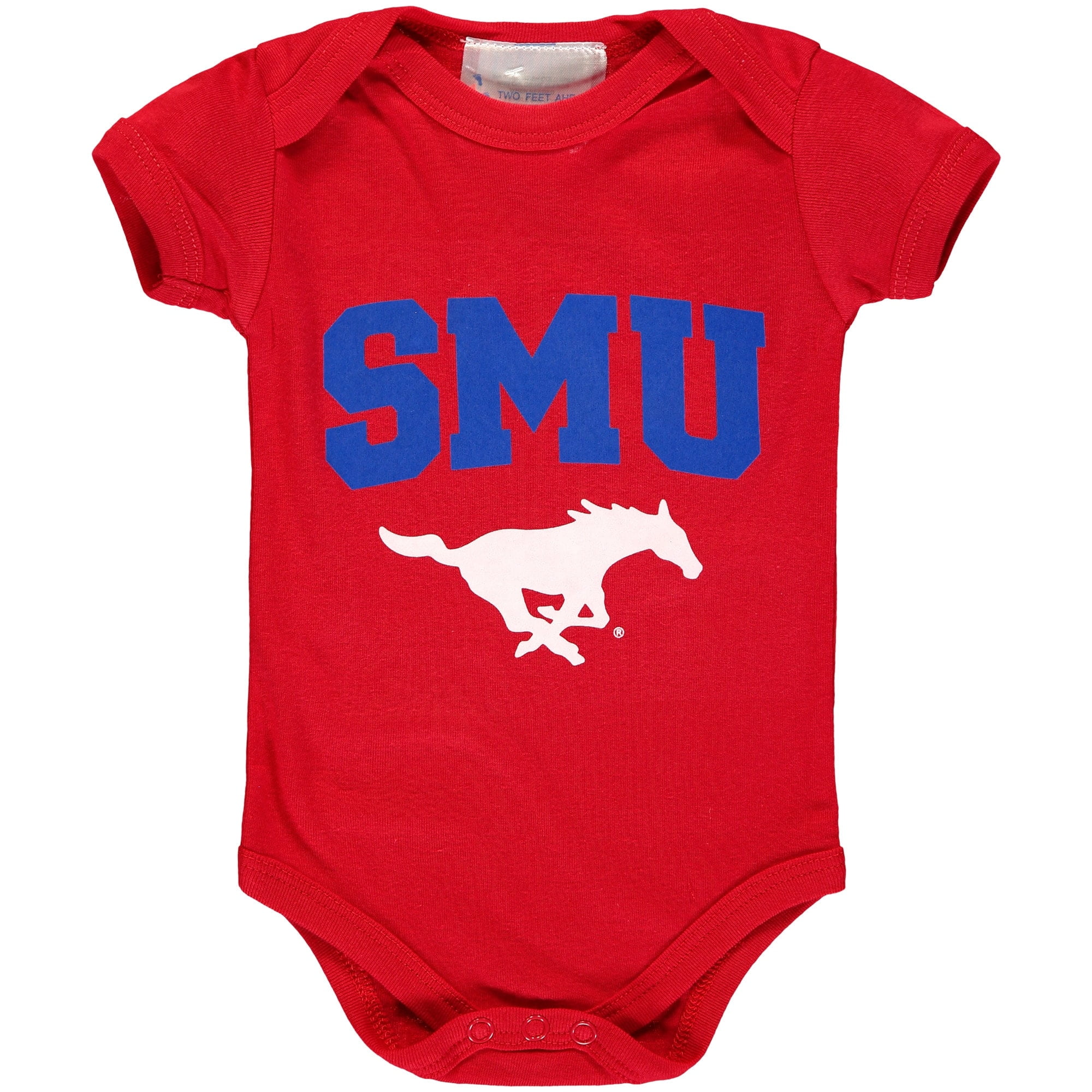 Infant Red SMU Mustangs Arch & Logo Bodysuit - Walmart.com