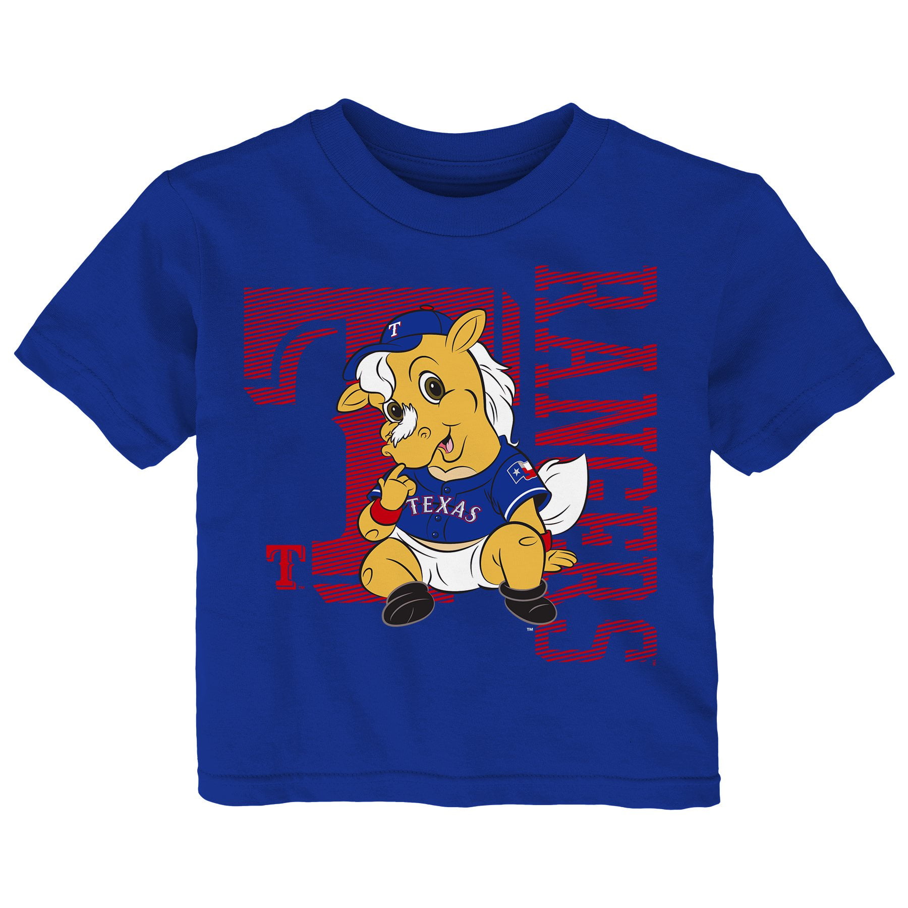 Infant Royal Texas Rangers Mascot 2.0 T-Shirt - Walmart.com