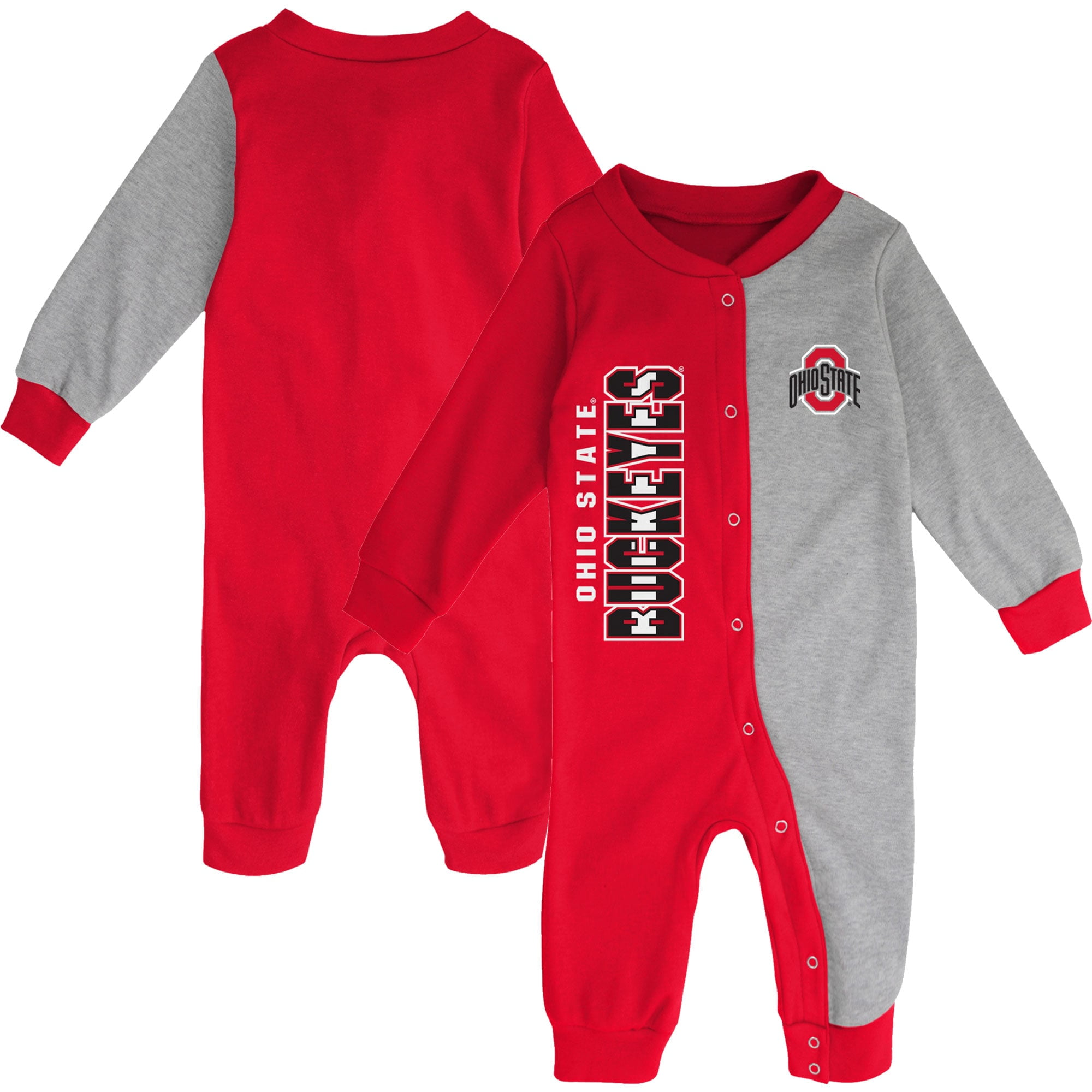 Infant Scarlet/Heather Gray Ohio State Buckeyes Halftime Two-Tone ...