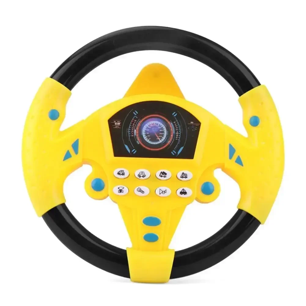 Infant Shining Eletric Simulation Steering Wheel Toy with Light Sound ...