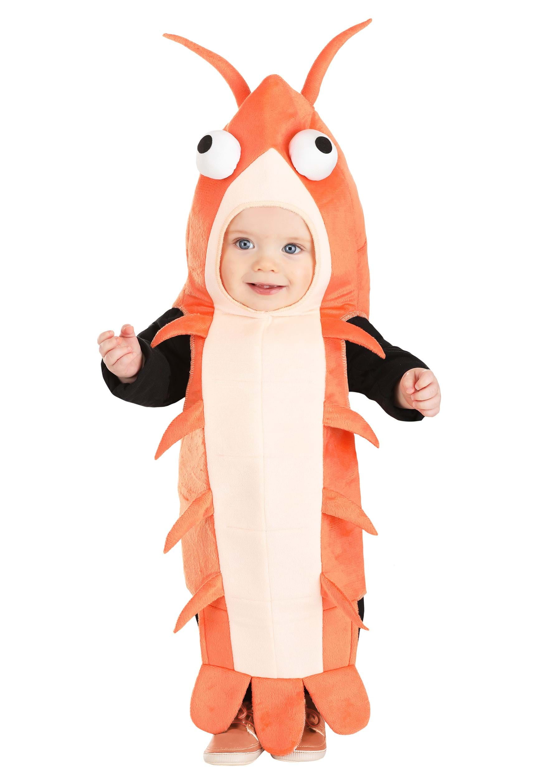 FUN Costumes Shrimp Unisex Halloween Fancy-Dress Costume, Infant 9/12 ...