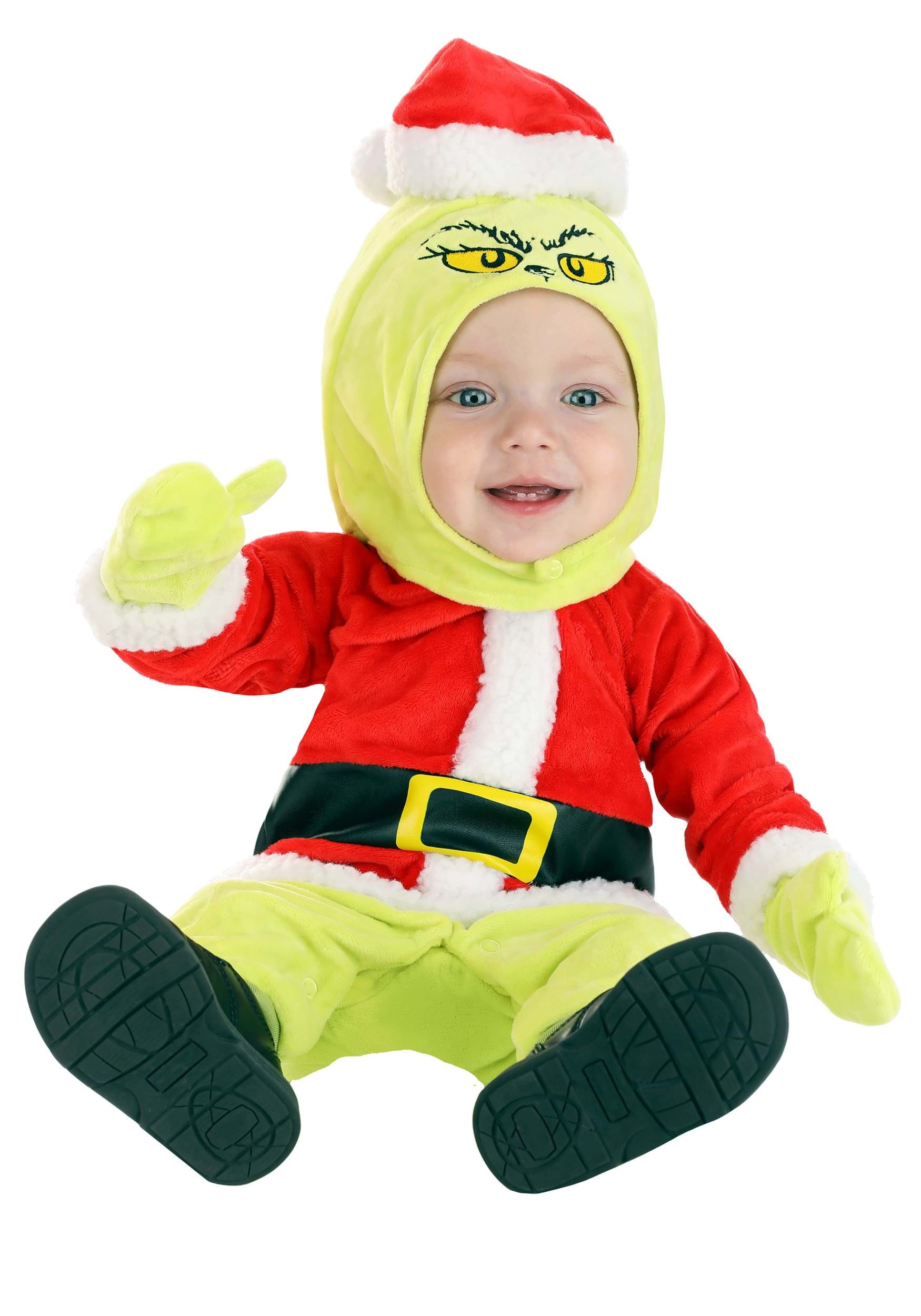Infant The Grinch Santa Costume - Walmart.com