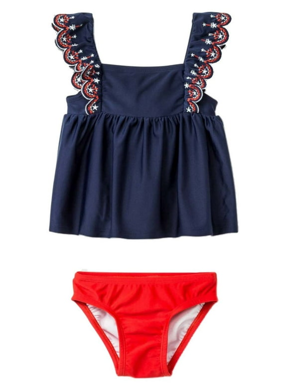 Girls Patriotic Swimsuit