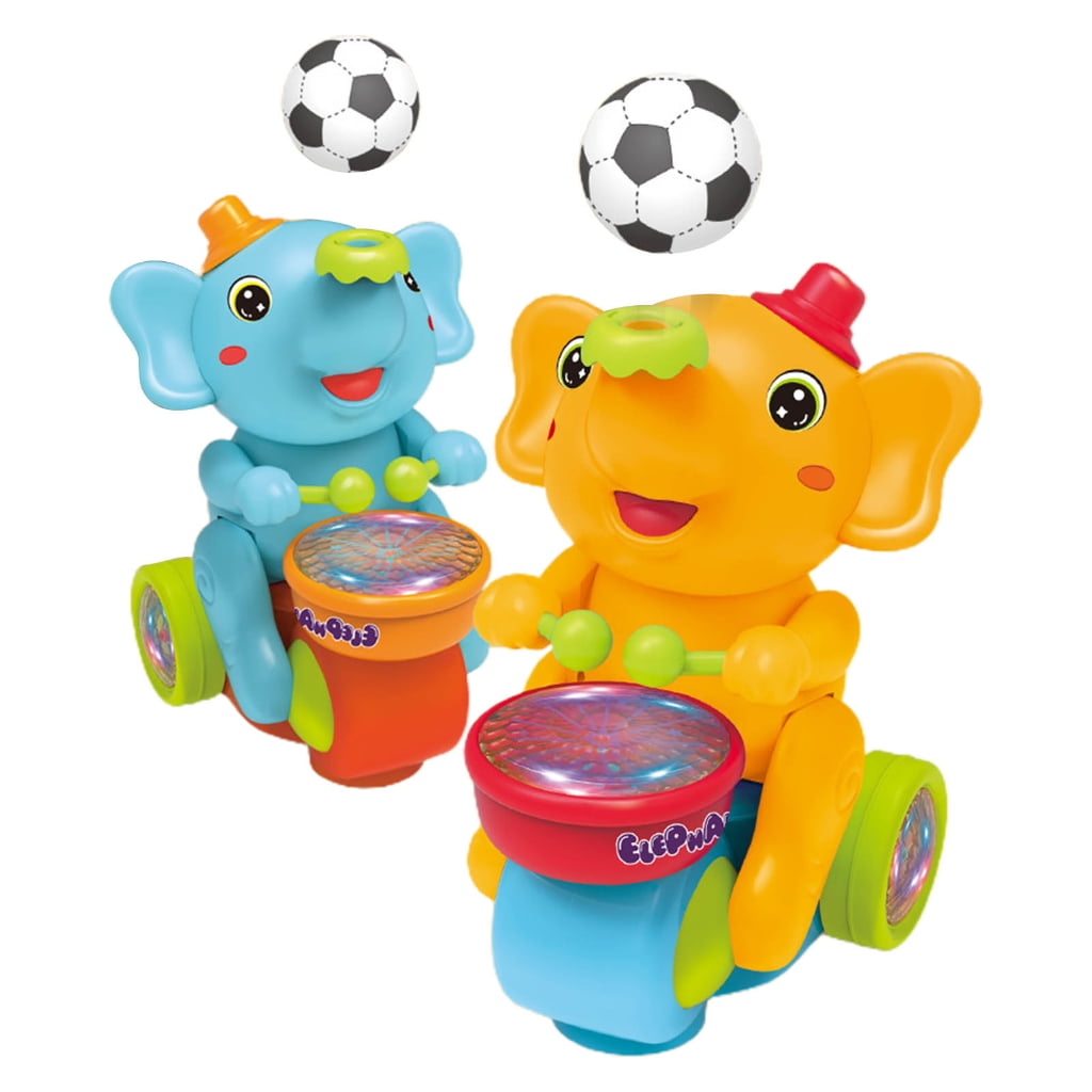 Infant Toy Beating Drum Elephant Boys Girls Light Music Toy Preschool ...