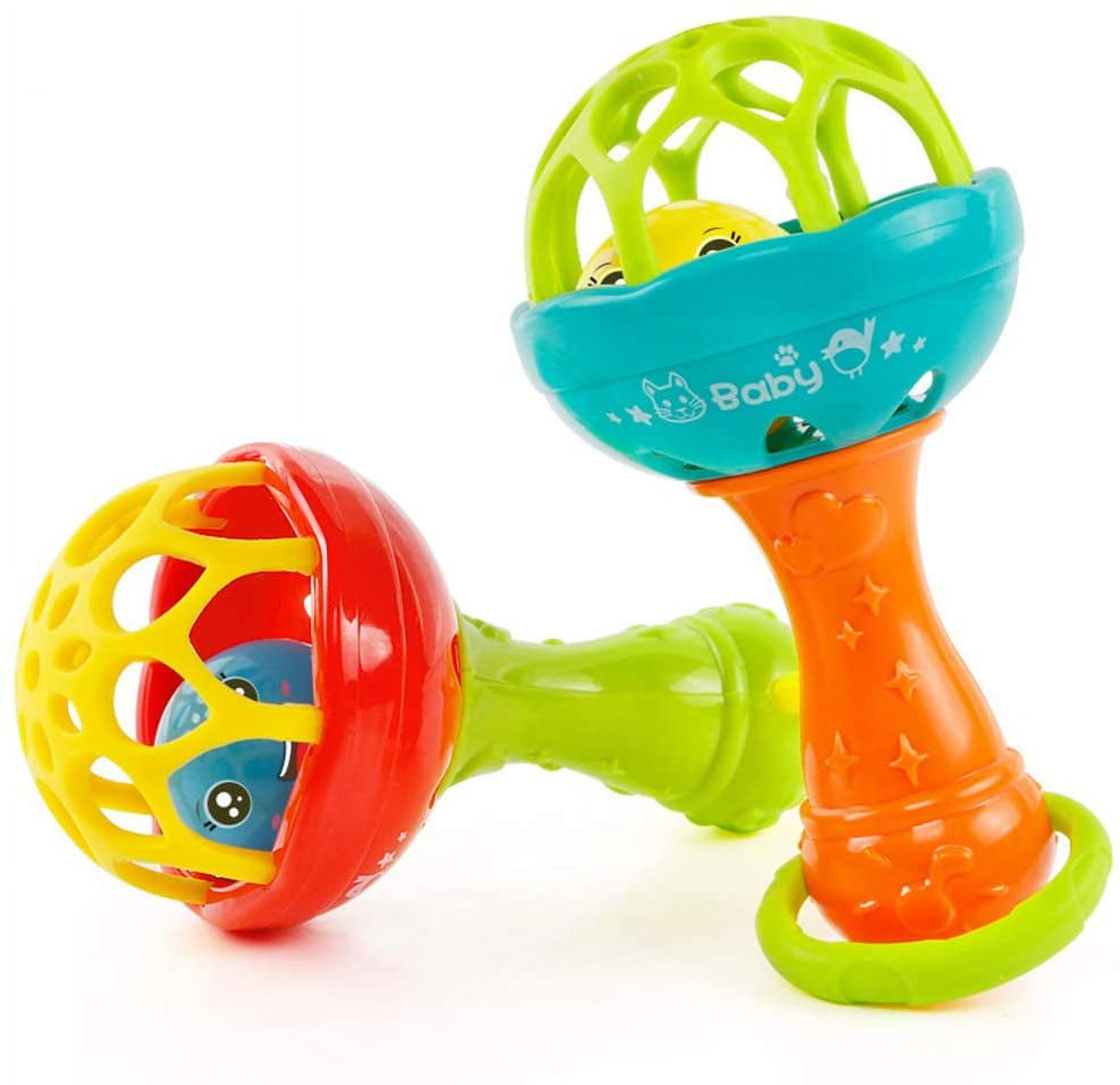 Infant Toys 3-6 Months Baby Rattle Baby Toys 0-6 Months (Multicolor ...