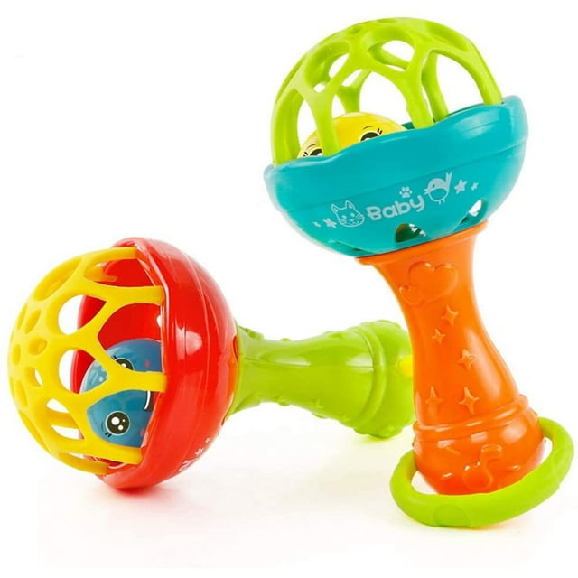 Infant Toys 3-6 Months Baby Rattle Baby Toys 0-6 Months (Multicolor ...