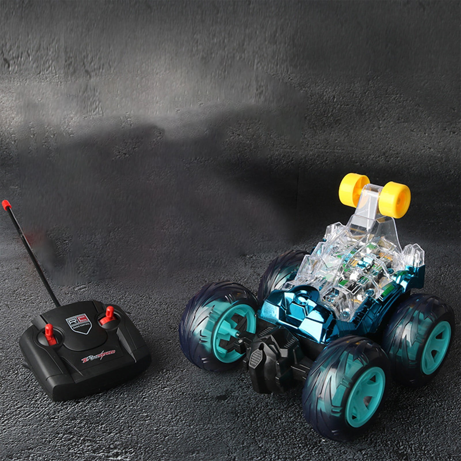 Infant Toys Remote Control Flip Stunt Car Crash 360 Degree Stunt Roll ...