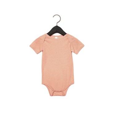Infant Jersey Short-Sleeve One-Piece - HEATHER DUST - 3-6MOS - Walmart.com