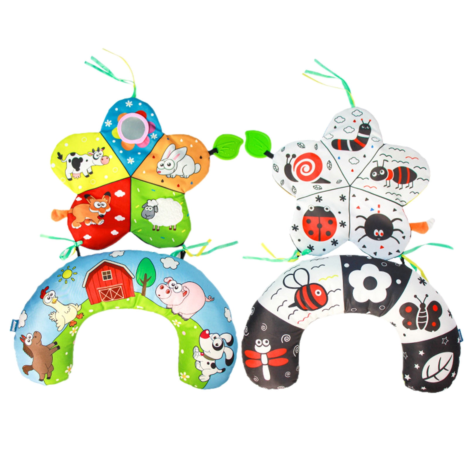 Infant Tummy Pillow Newborn U Shape Head Lift Training Pillow With ...