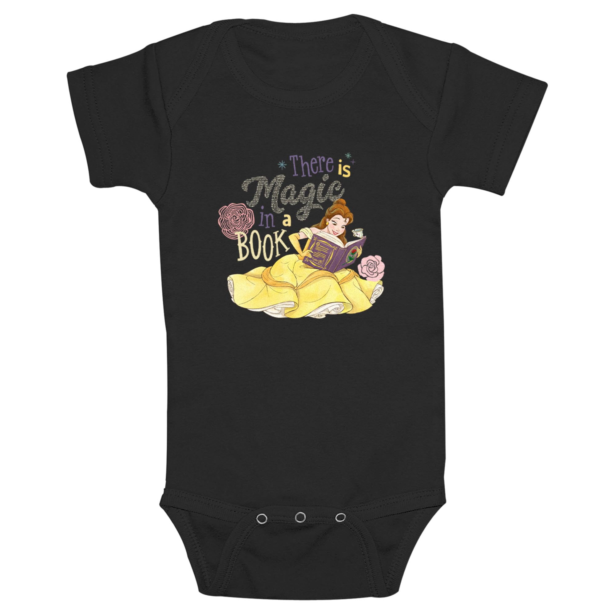 Infant's Beauty and the Beast Belle There Is Magic in a Book Bodysuit ...