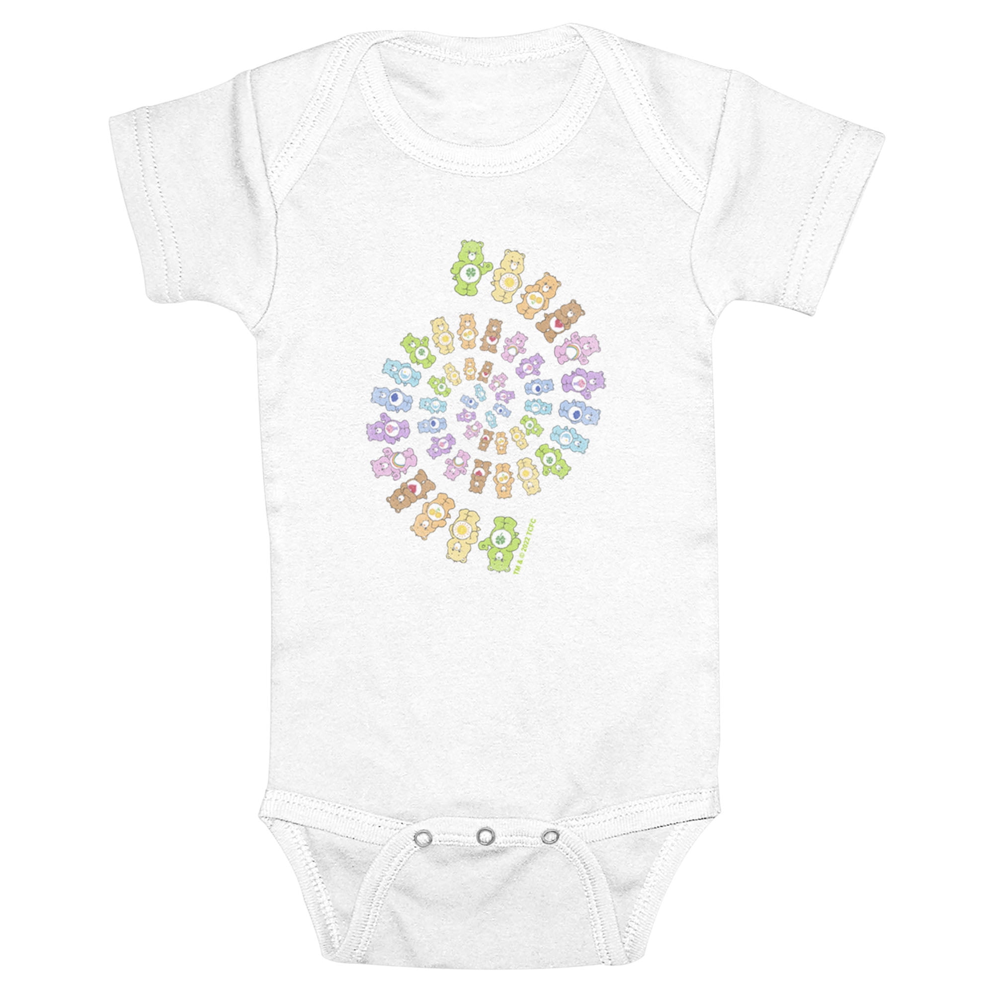 Infant's Care Bears Colorful Spiral Group Bodysuit - Walmart.com