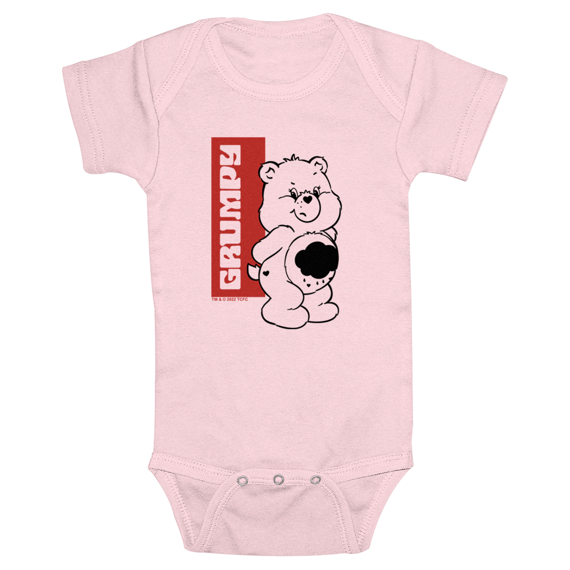 Infant's Care Bears Grumpy Bear Box Logo Bodysuit - Walmart.com