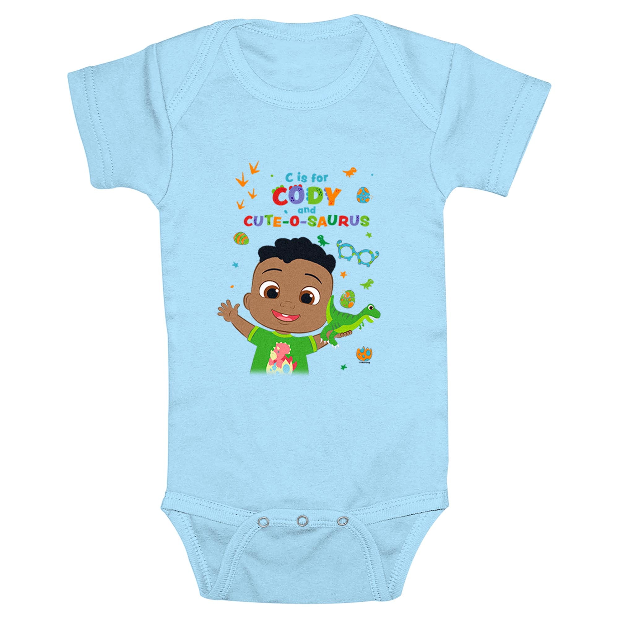 Infant's CoComelon C Is for Cody and Cute-O-Saurus Bodysuit - Walmart.com