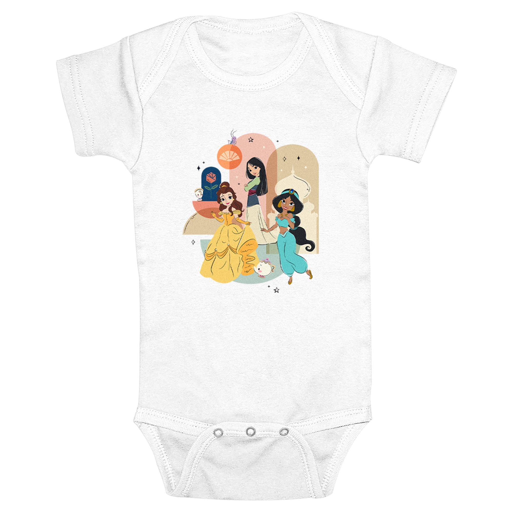 Infant's Disney Princesses Pose Bodysuit - Walmart.com