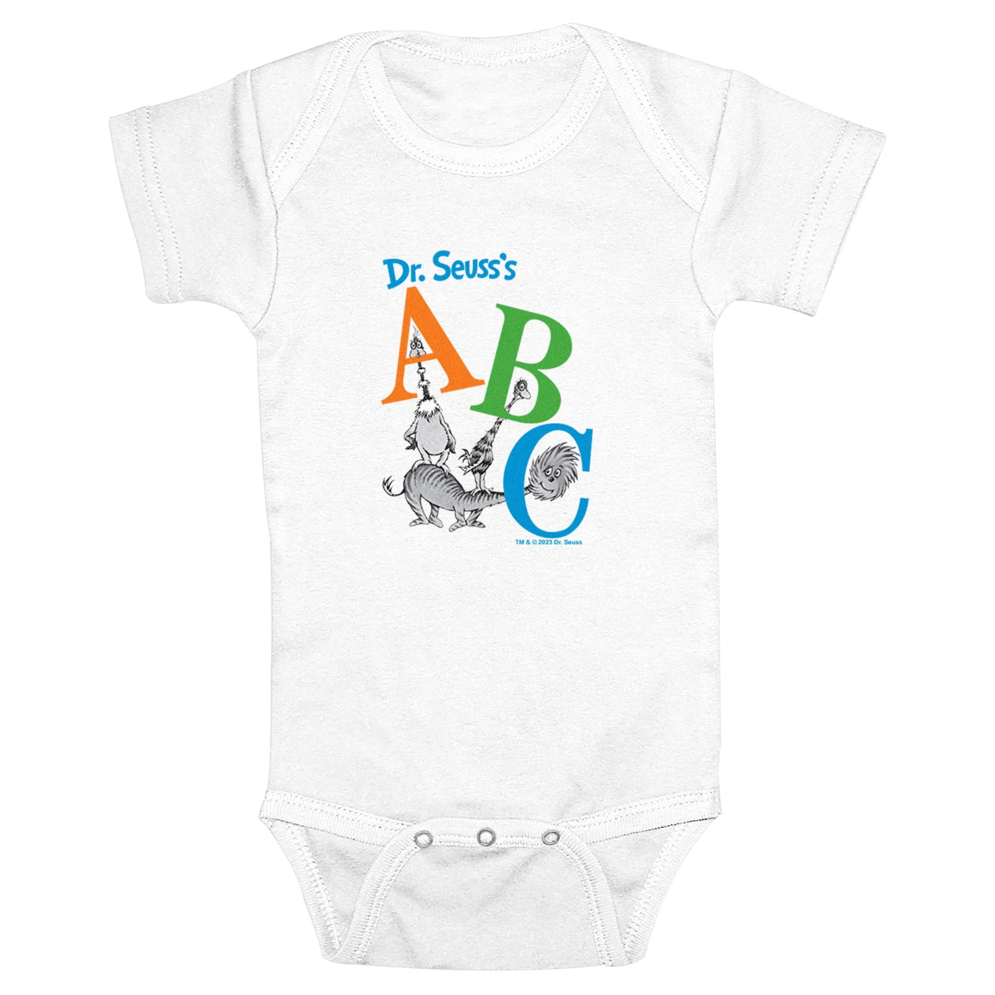 Infants' Dr. Seuss ABC Creatures Bodysuit - Walmart.com