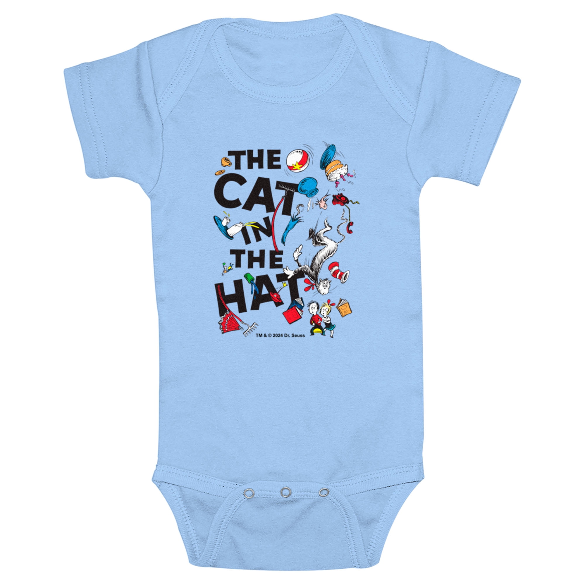 Infant's Dr. Seuss The Cat in the Hat Mess Onesie - Walmart.com