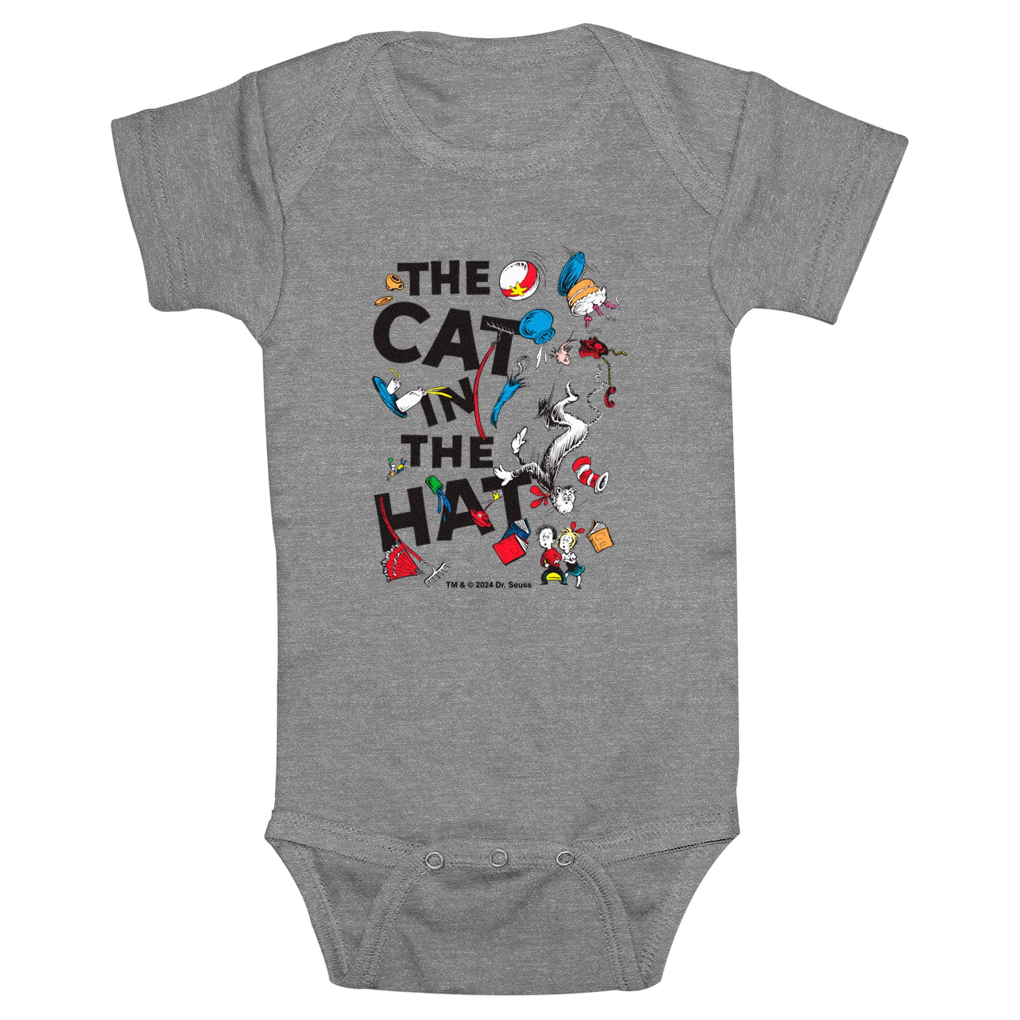 Infant's Dr. Seuss The Cat in the Hat Mess Onesie - Walmart.com