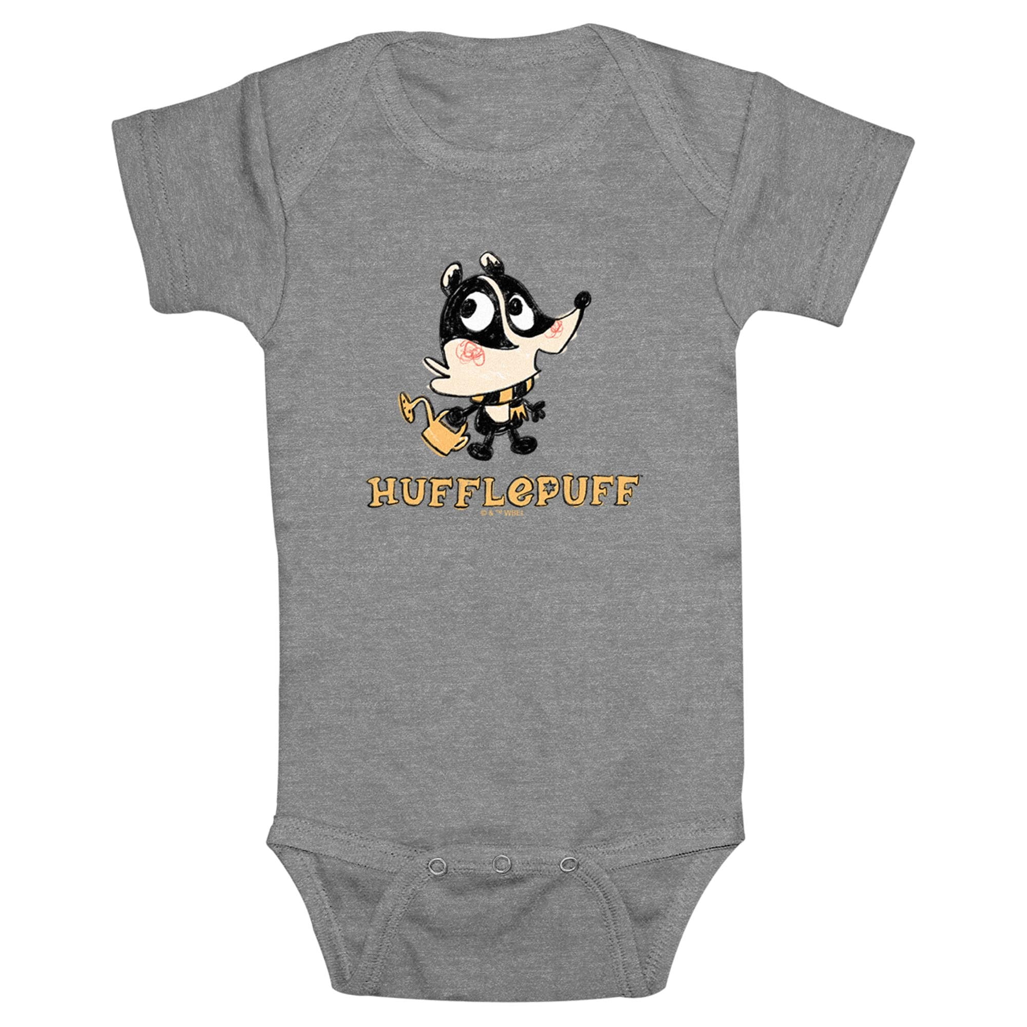 Infant's Harry Potter Hufflepuff Badger Doodle Bodysuit - Walmart.com