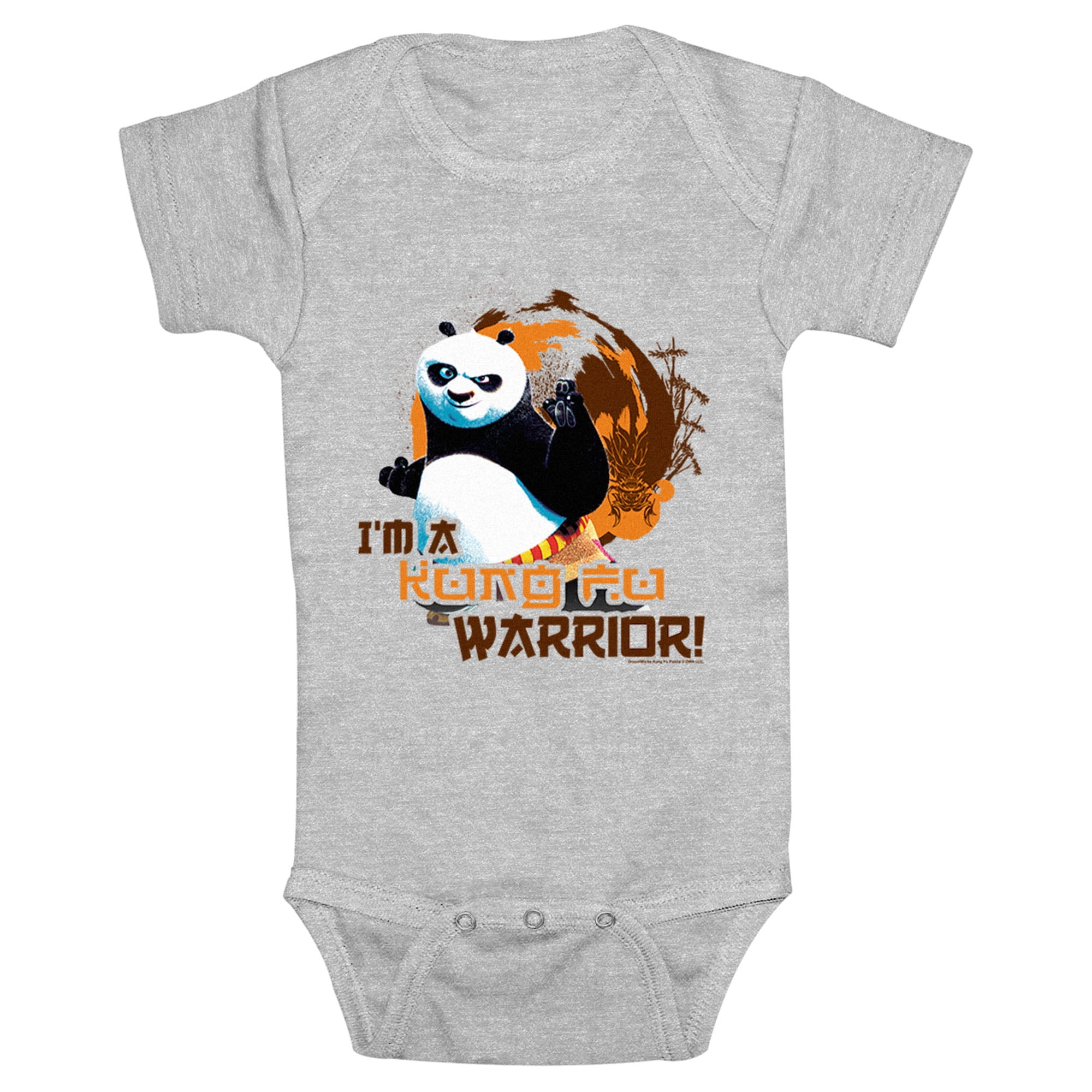 Infant's Kung Fu Panda Warrior Baby Bodysuit - Walmart.com