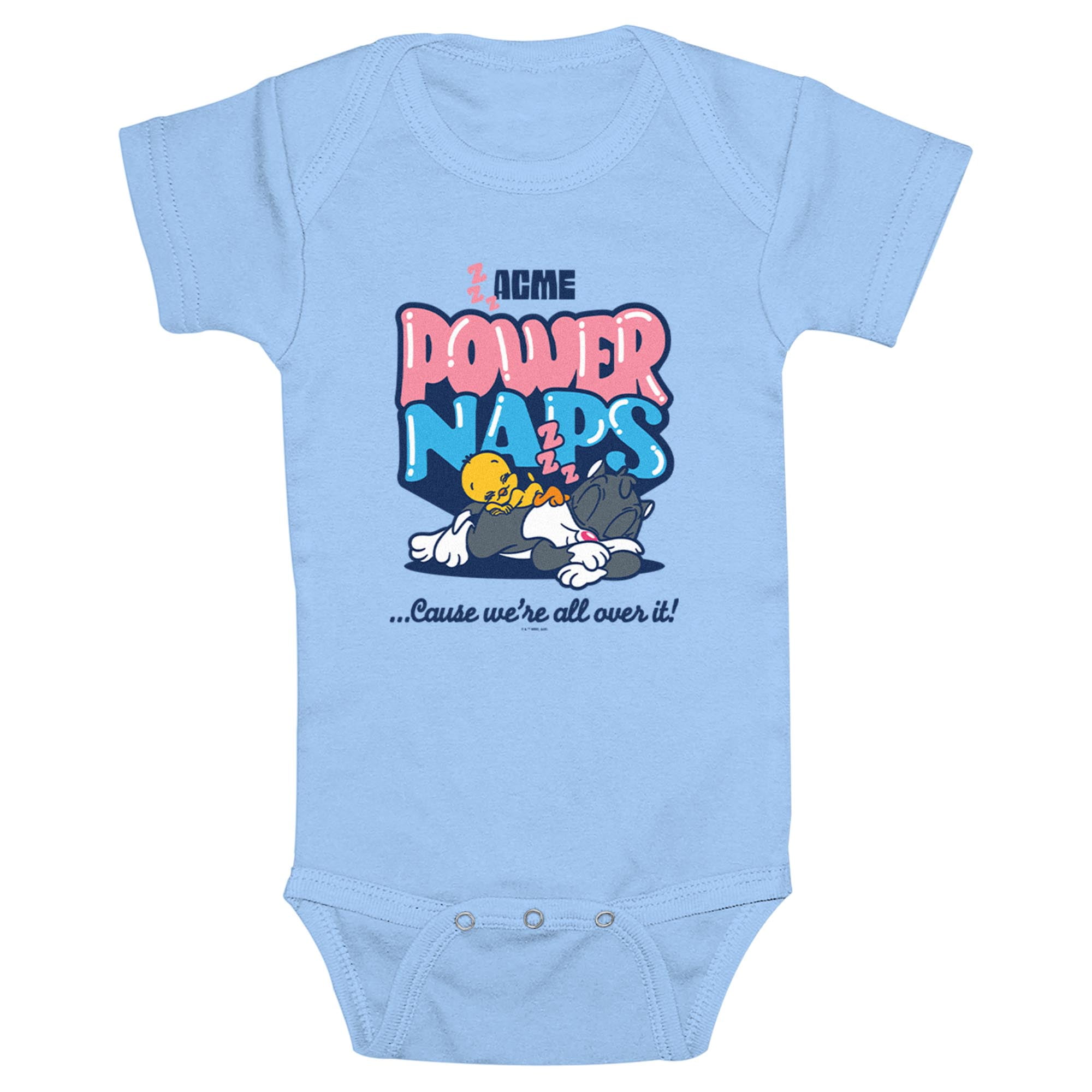 Infant's Looney Tunes Tweety and Sylvester Power Naps Bodysuit ...