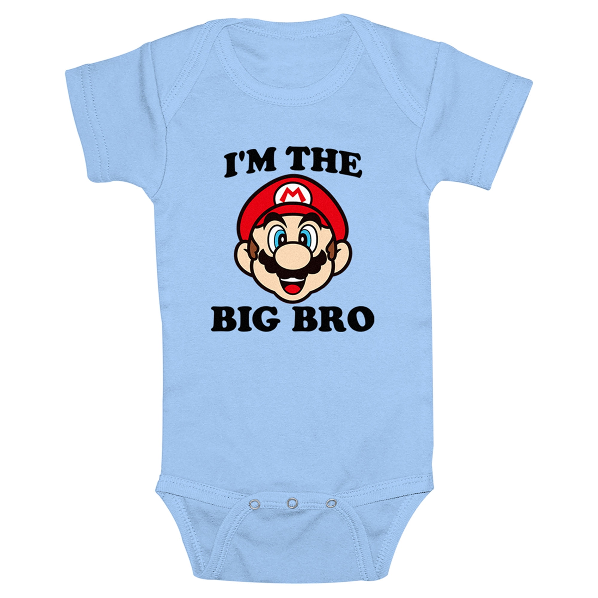 Infants' Nintendo Mario Big Brother Bodysuit - Walmart.com