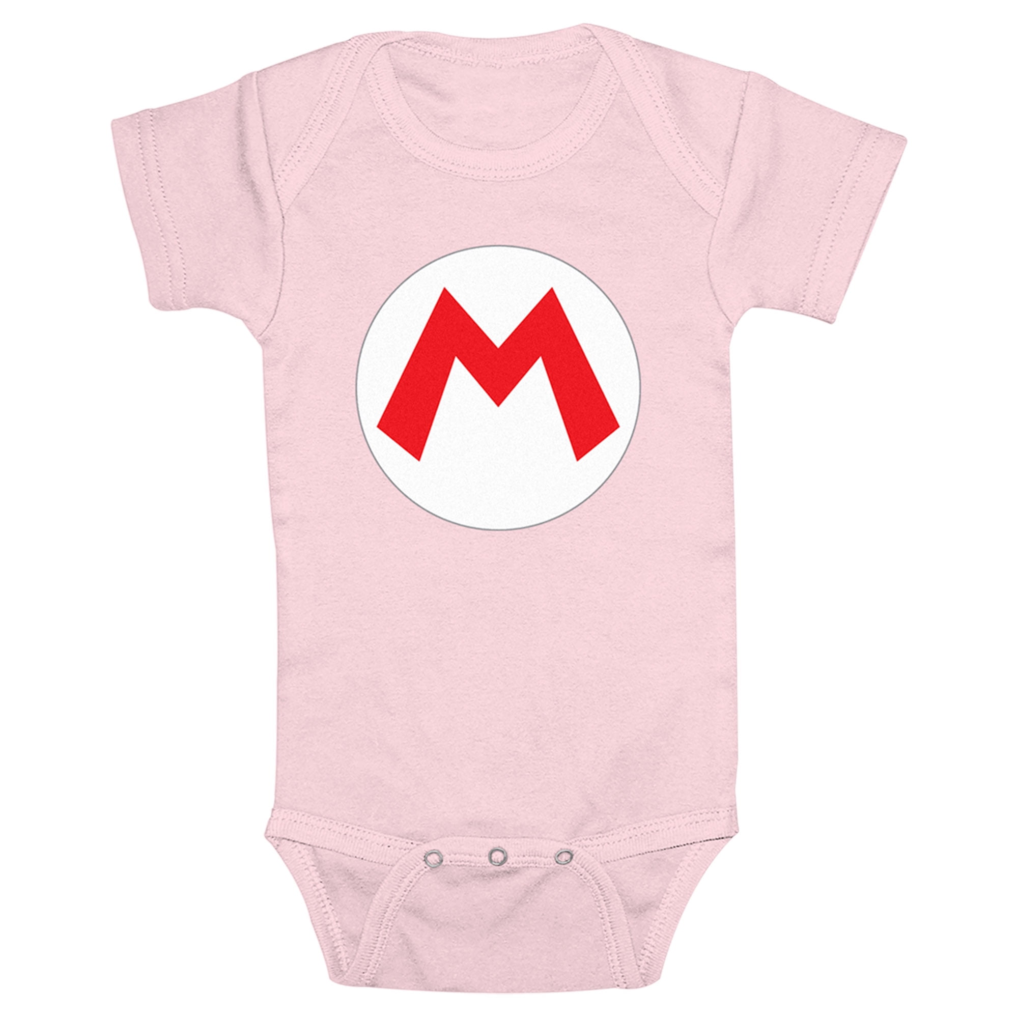 Infant's Nintendo Mario Circle Icon Bodysuit - Walmart.com