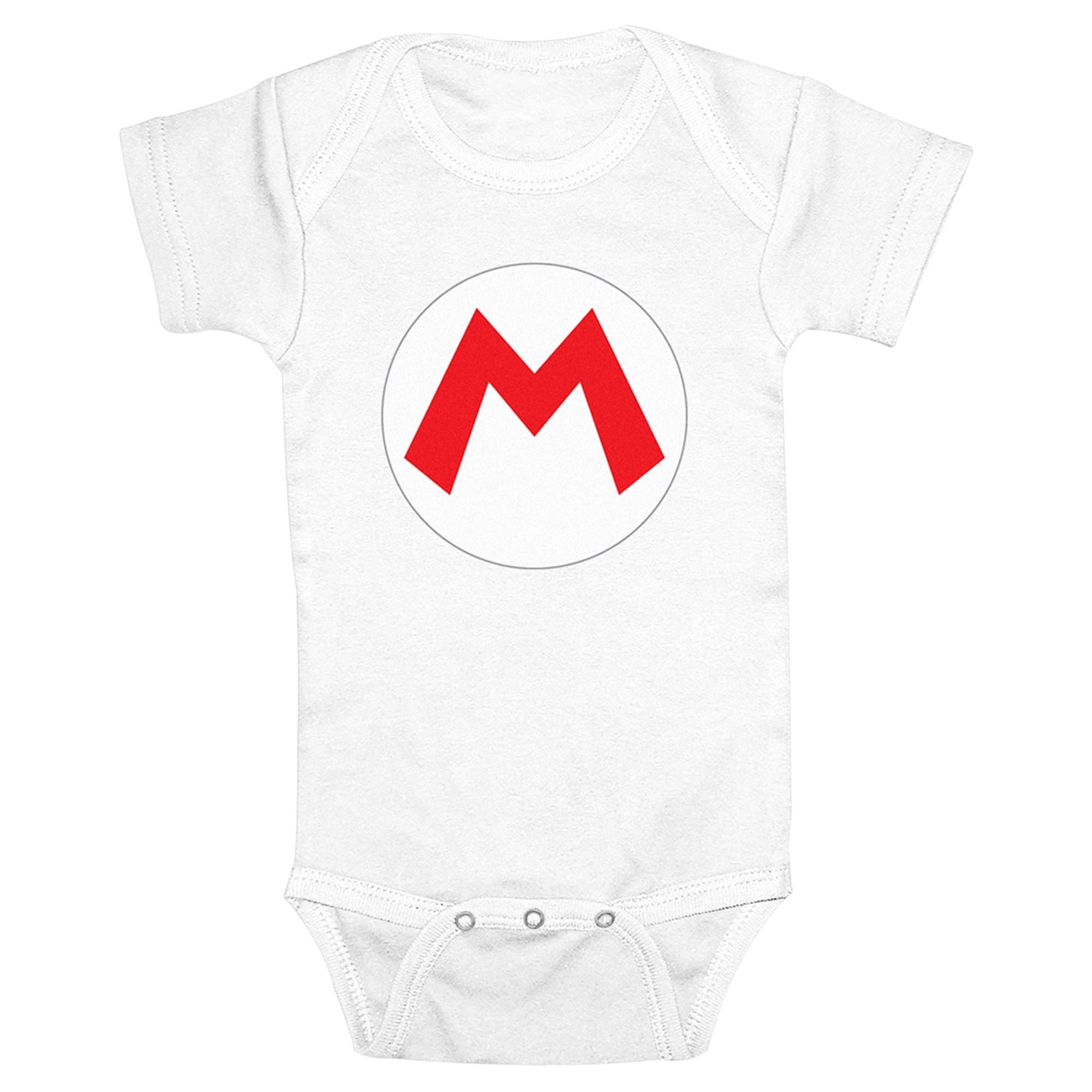 Infants' Nintendo Mario Circle Icon Bodysuit - Walmart.com