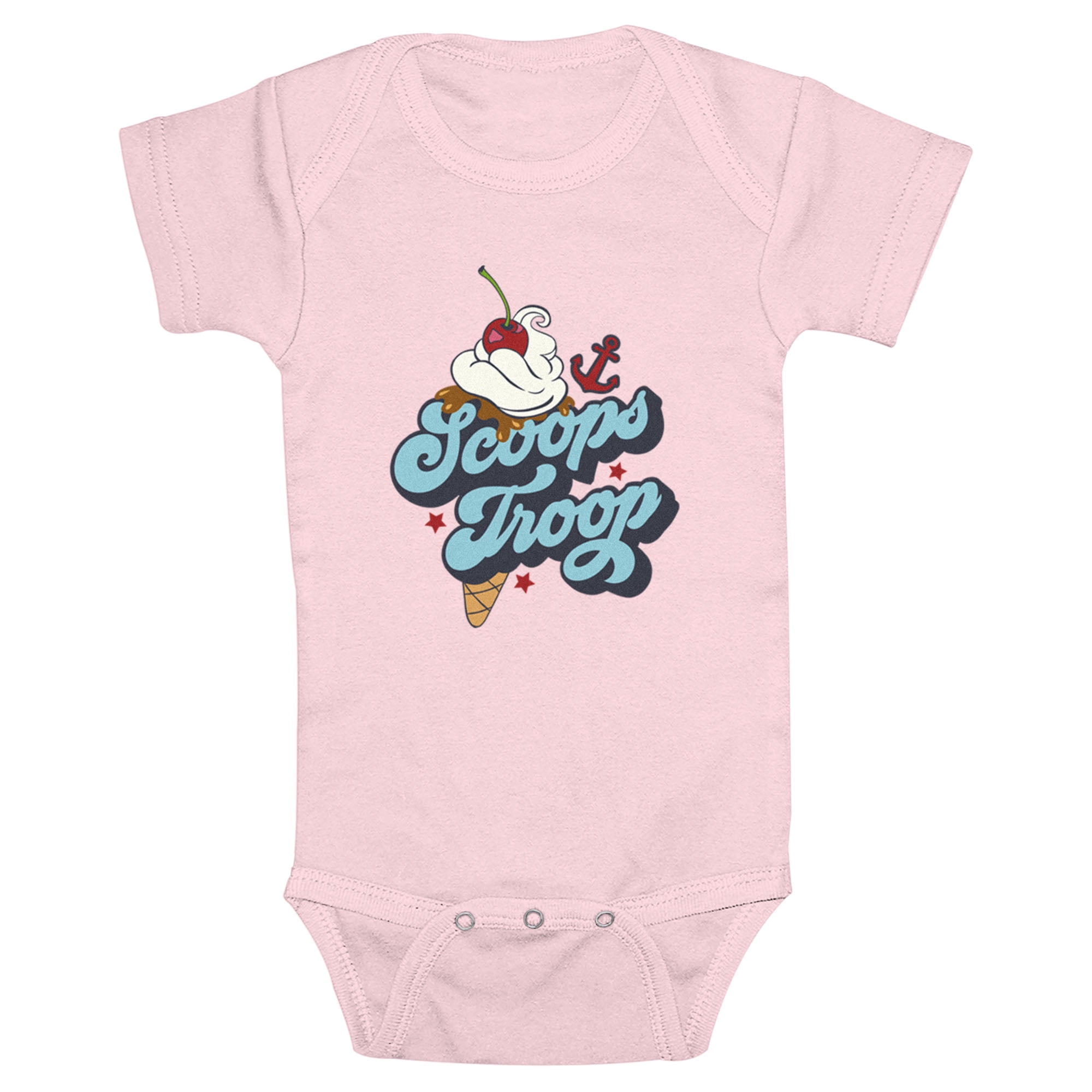 Infant's Stranger Things Scoops Troop Ice Logo Onesie - Walmart.com