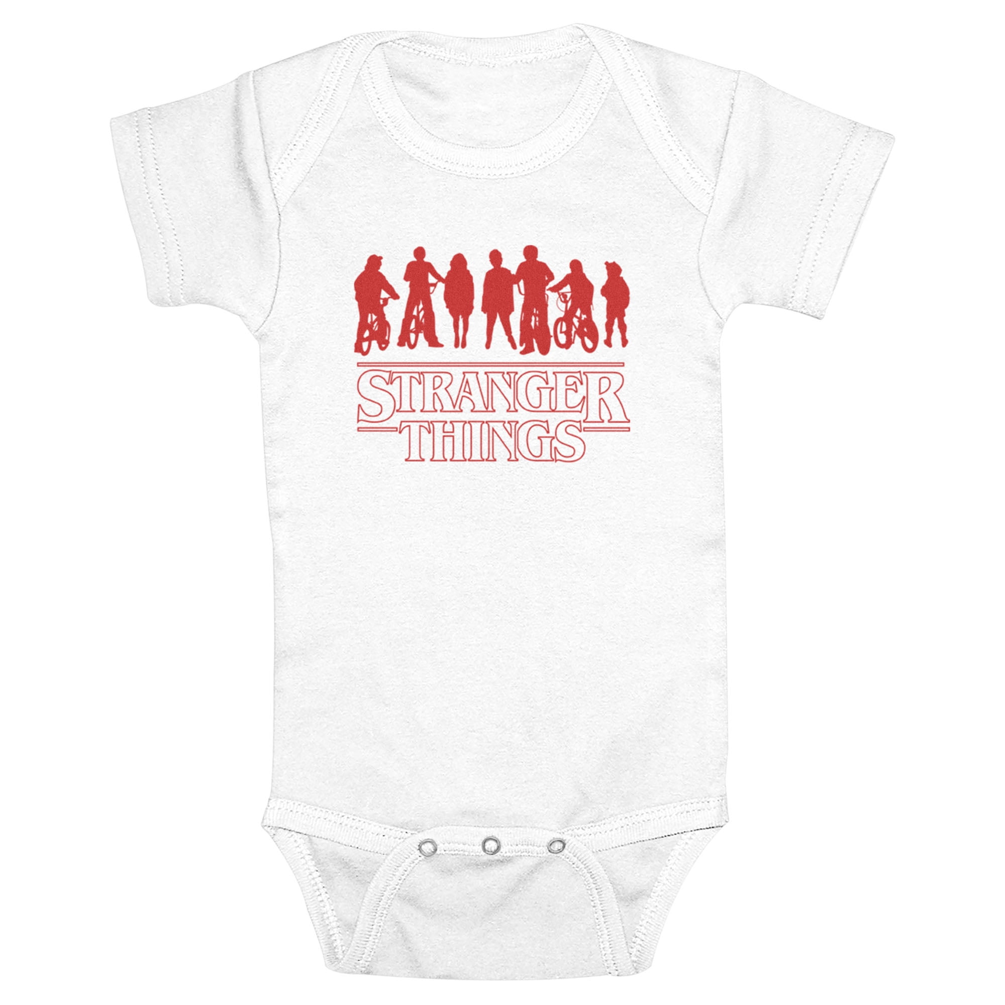 Infant's Stranger Things Silhouettes Logo Onesie - Walmart.com