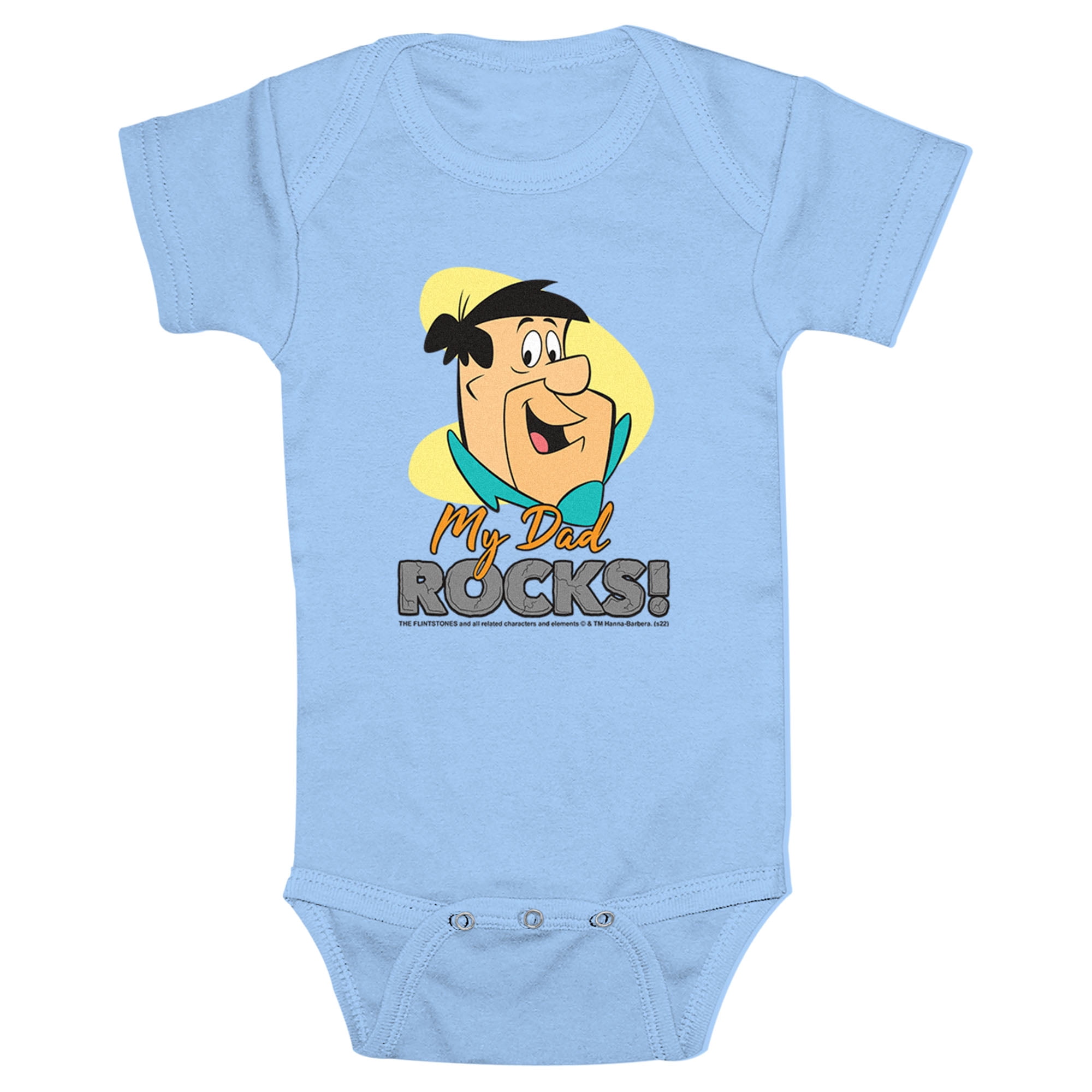 Infant's The Flintstones Stone Age Dad Light Blue 24 Months - Walmart.com