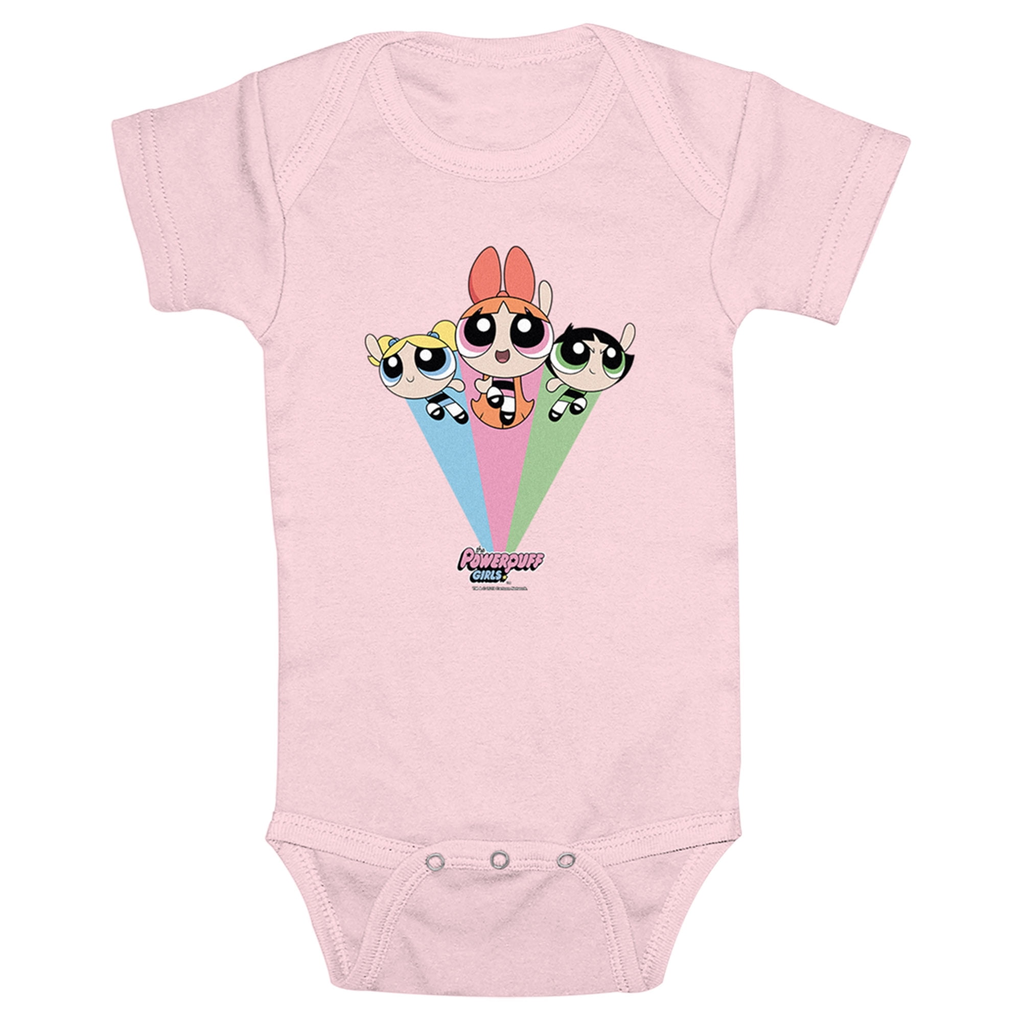 The Powerpuff Girls Infant Bodysuit, Rainbow Graphic Design ...