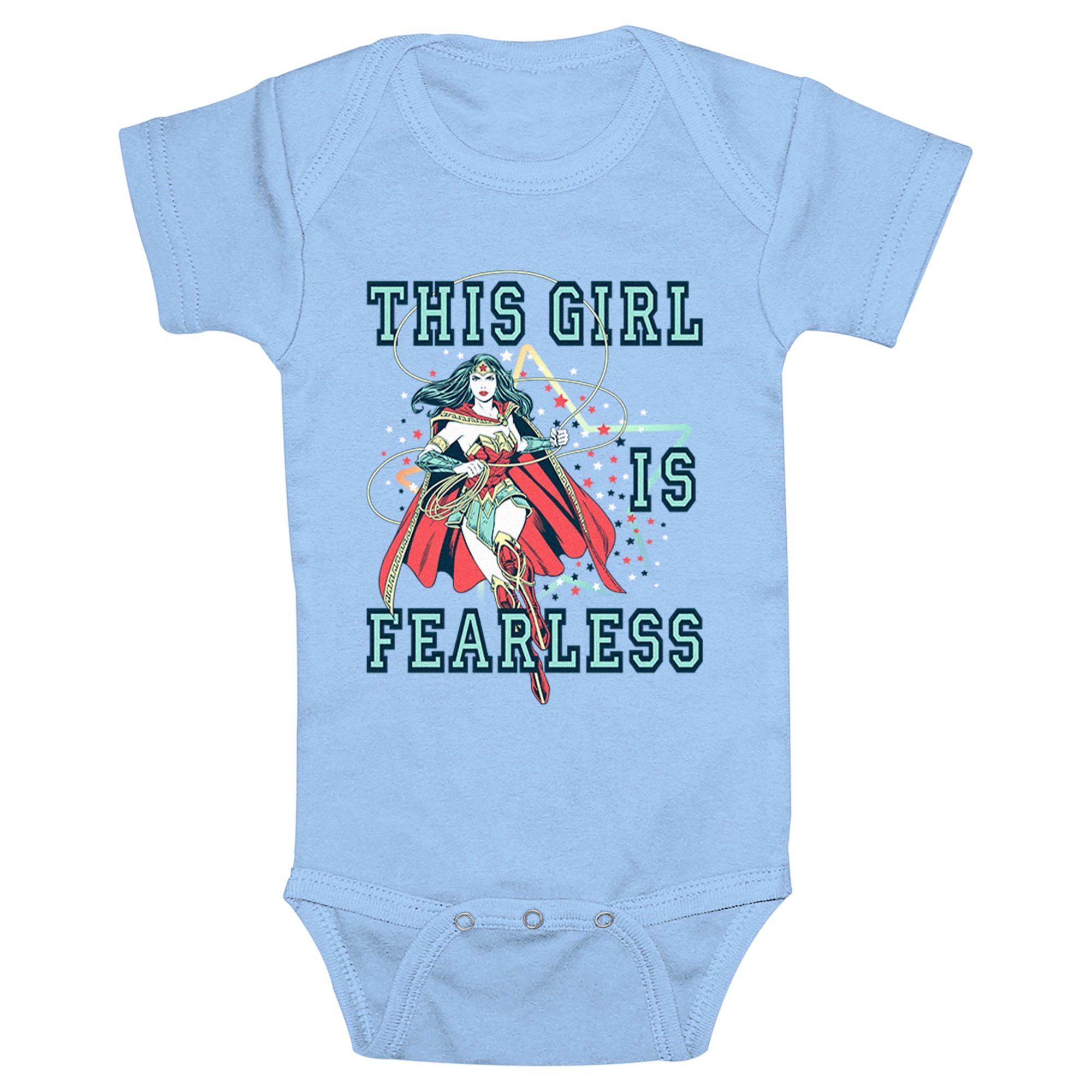 Infant's Wonder Woman A Fearless Girl Bodysuit - Walmart.com