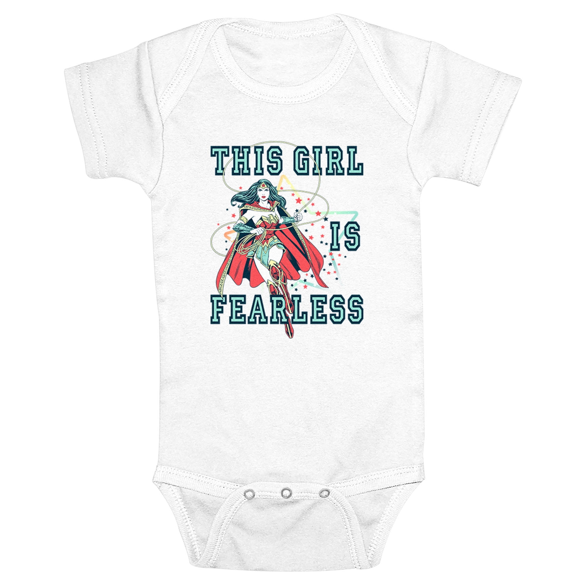 Infant's Wonder Woman Fearless Girl Bodysuit - Walmart.com