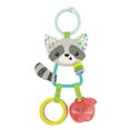 Infantino Jingle Charms Rattle, Raccoon, Multicolor for Infants 0 ...
