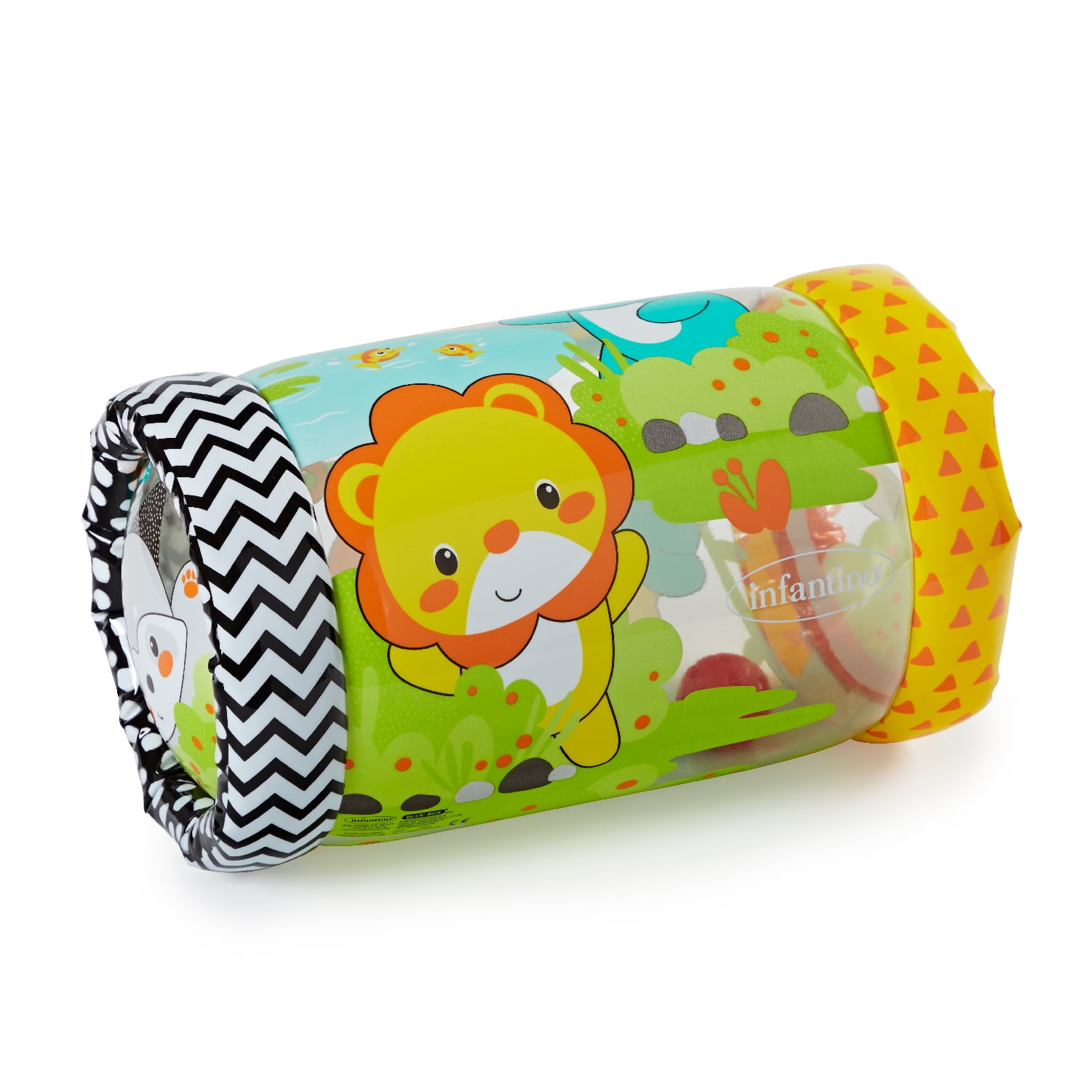 Infantino Jungle Peek & Roll Inflatable Activity Toy, 6-12 Months ...