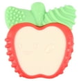 Infantino Lil' Nibbles Vibrating Apple Silicone Teether, for Babies 6 ...
