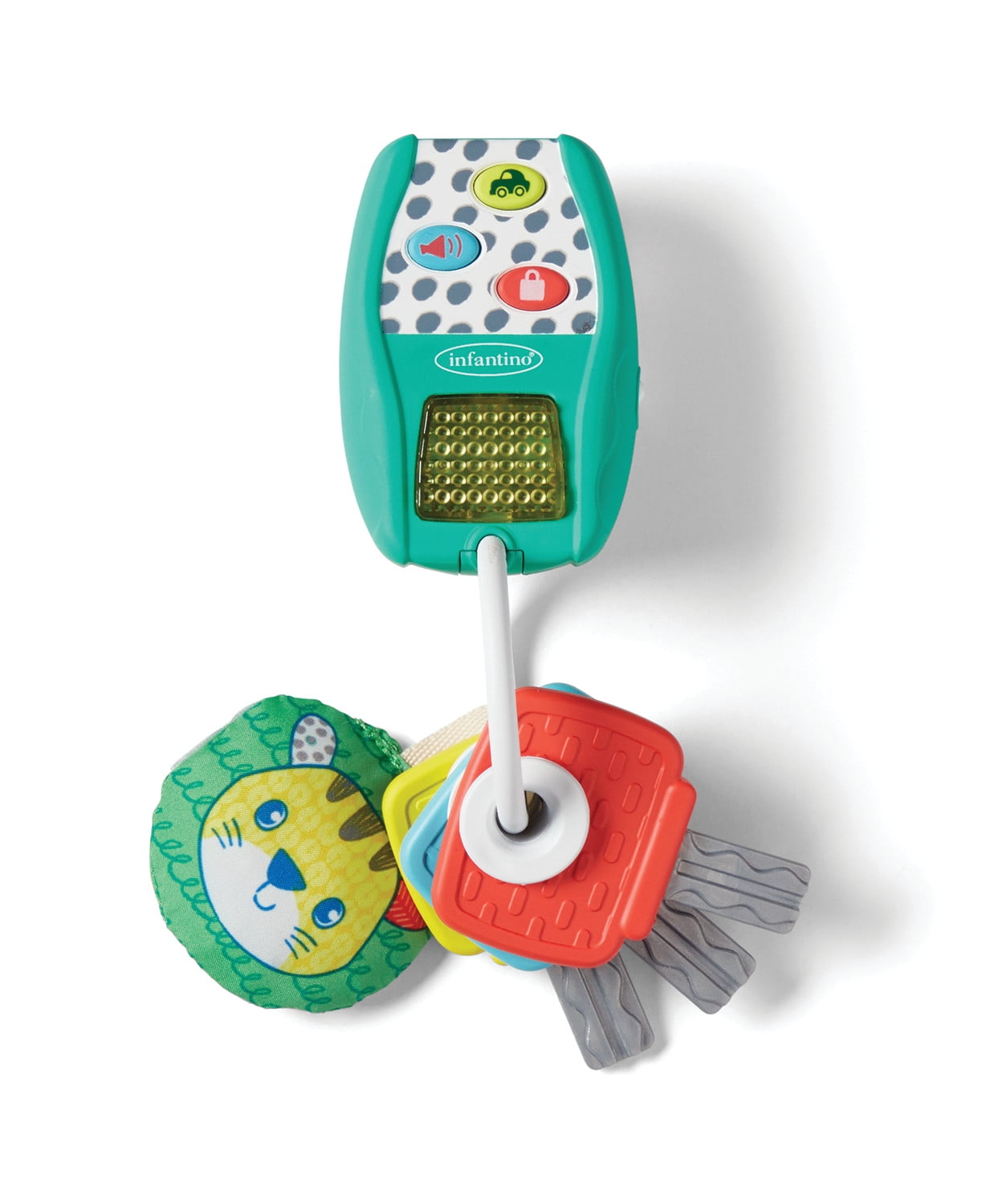 Infantino Music & Lights Busy Play Key Teether Set, Sensory Toy, 6-12 ...