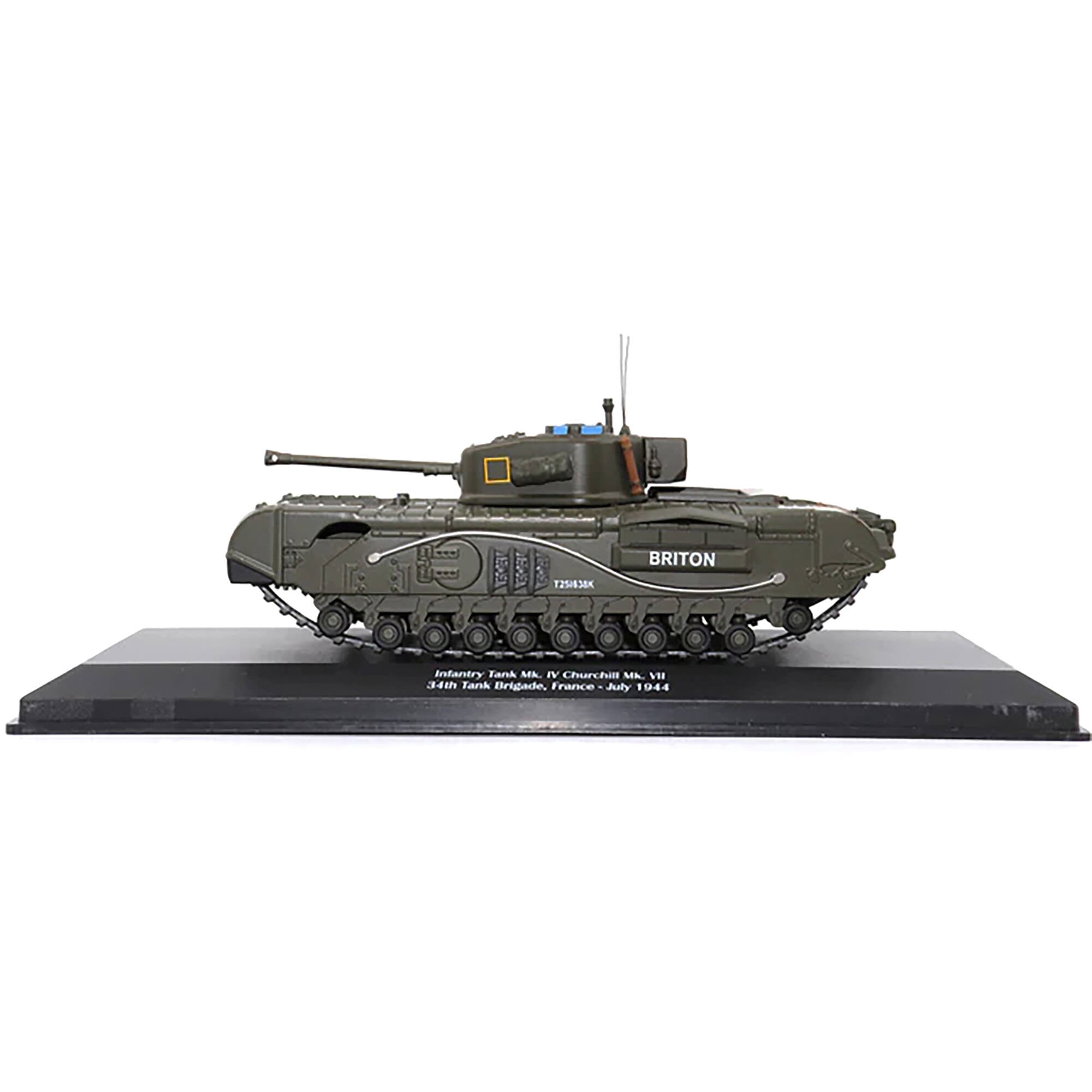 Infantry Tank Mk. IV Churchill Mk. VII "Briton" "UK 34th Tank Brigade ...