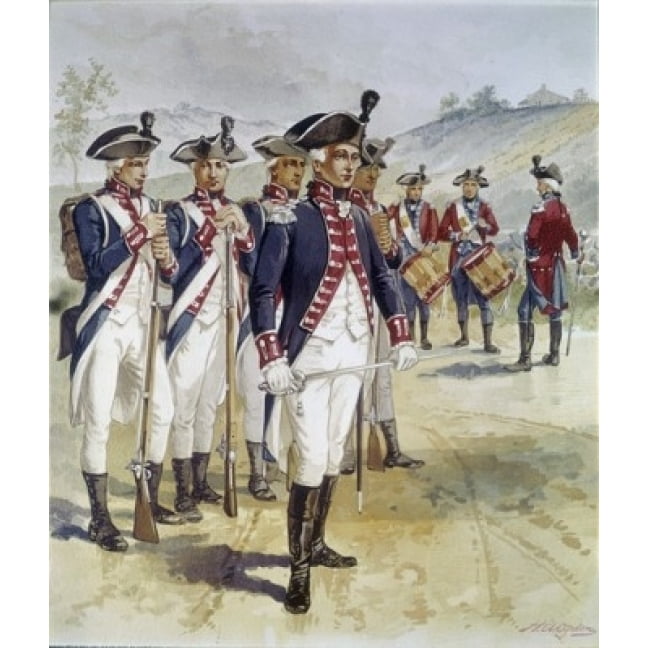 Infantry and Musicians (1796-1799) Henry Alexander Ogden (1856-1936 ...