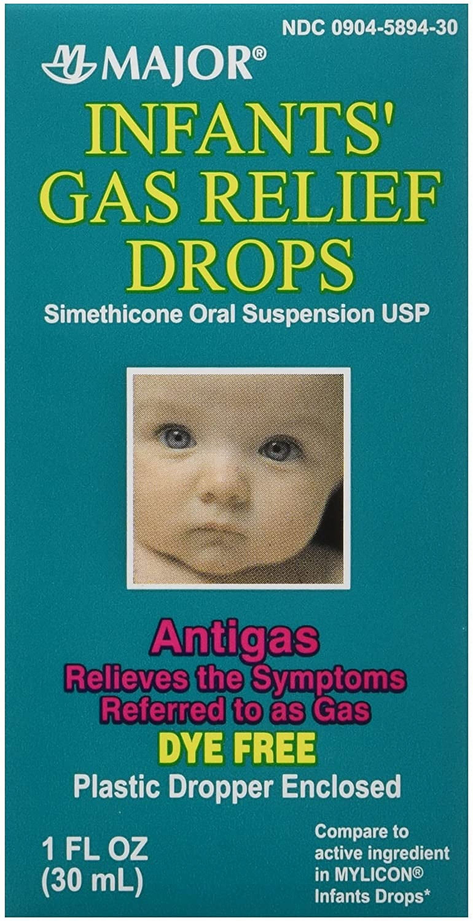Infants Gas Relief Simethicone 30 ml (pack of 3) - Walmart.com