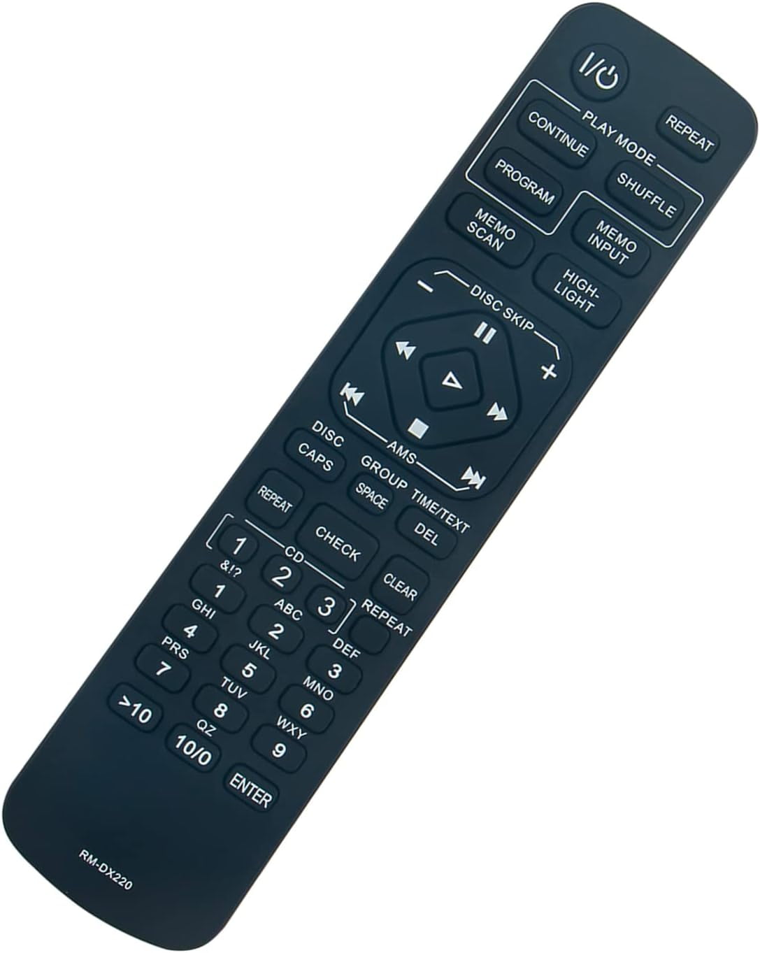 Infared RM-DX220 Replace Remote Control fit Disc CD Changer Player ...