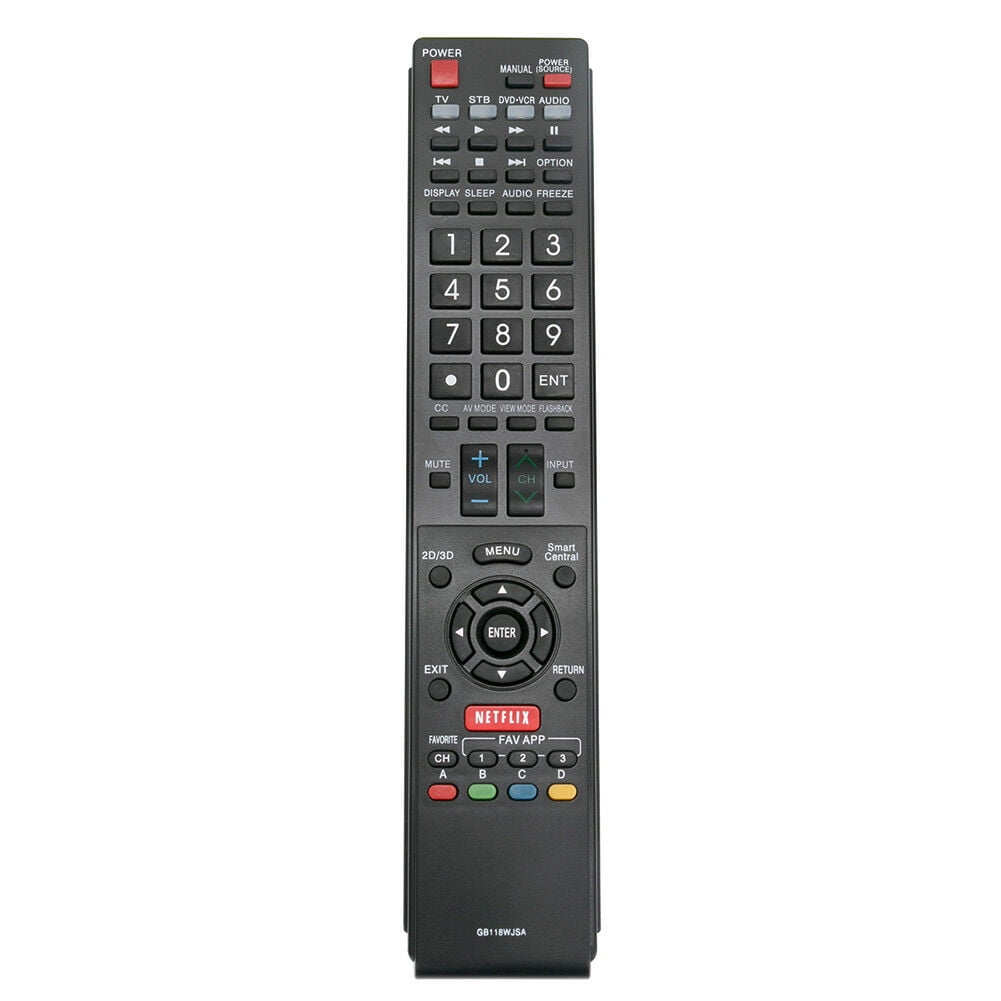 Infared Remote Control GB118WJSA Replace for SHARP TV LC70UQ17U ...