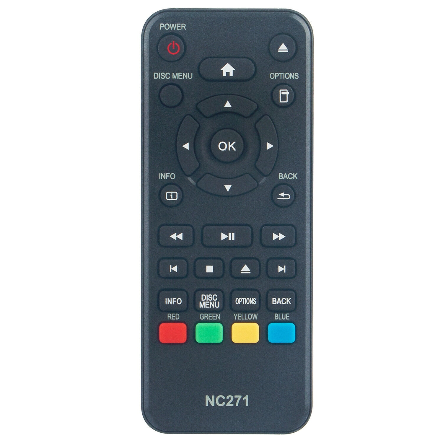 Infared Remote Control NC271 replace for Philips BDP1502/F7 BDP1502 ...