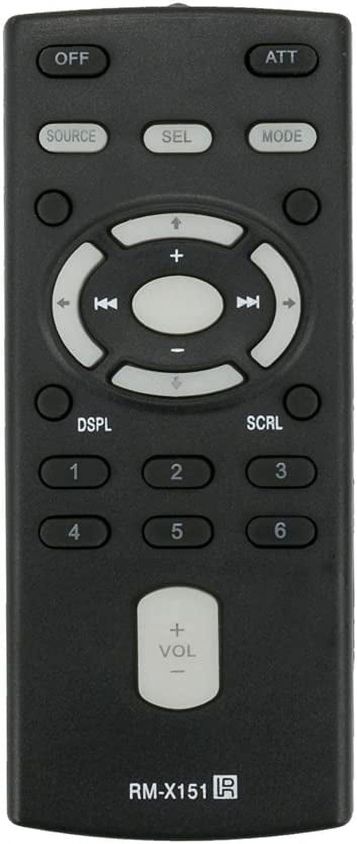 Infared Remote Control RM-X151 Repalce CDX-GT200 CDX-GT20W CDX-GT400 ...