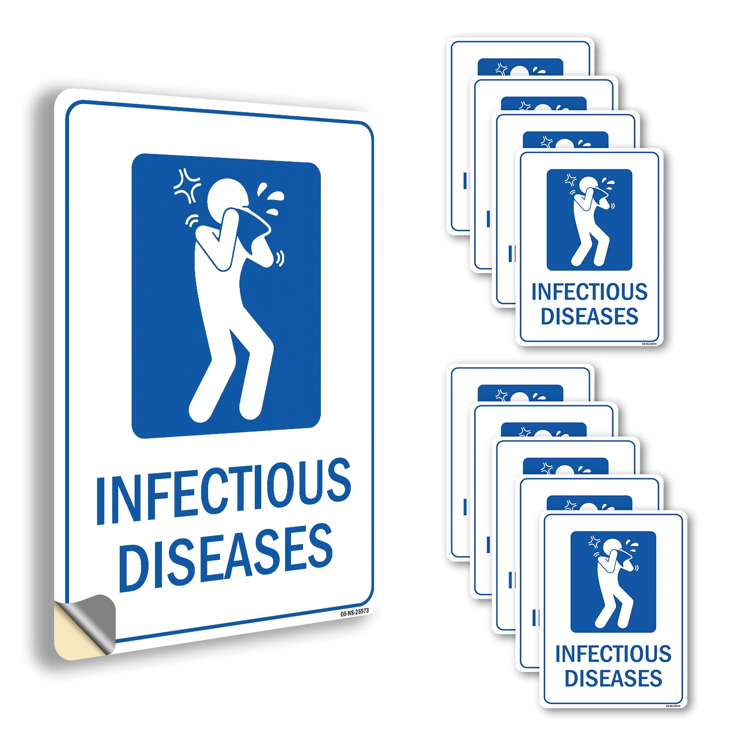 Infectious Diseases OSHA Notice Vinyl Decal Label 24 Inch x 18 Inch ...