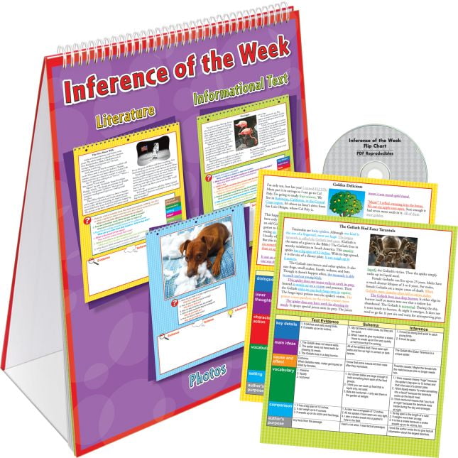 Inference Of The Week Flip Chart - 1 flip chart, 10 answer key cards ...