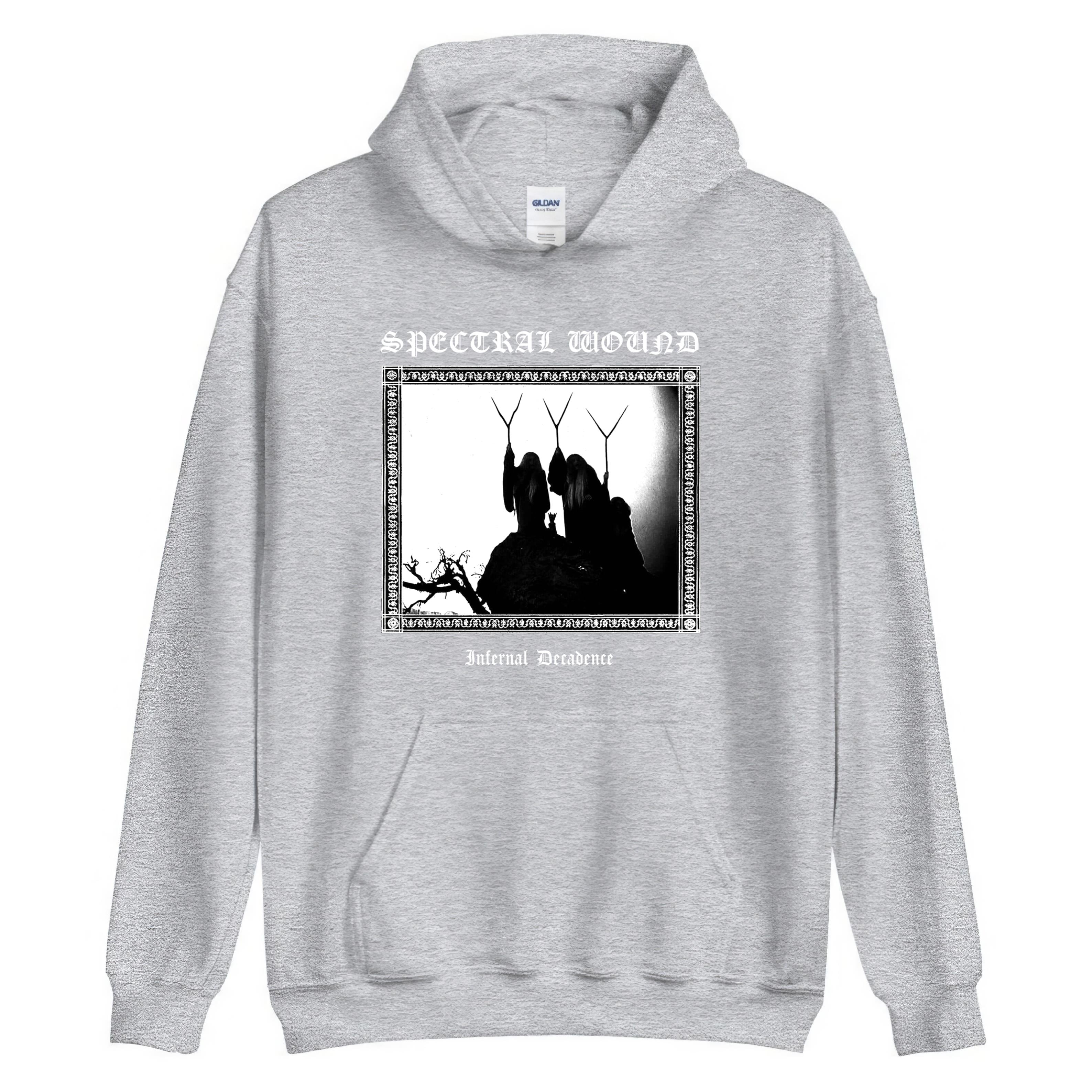 Infernal Decade Essential Metal Band Hoodie Black - Walmart.com