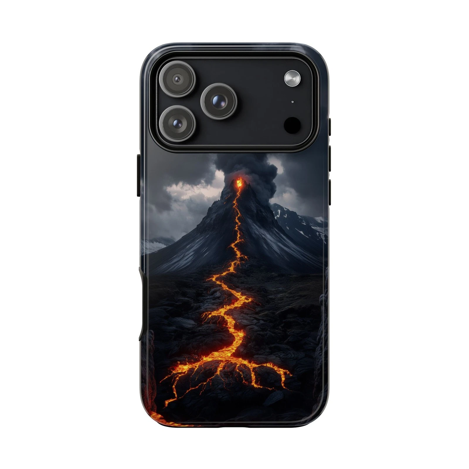 Infernal Volcano Lava Eruption iPhone Case 17 to 11 Pro Max - Walmart.com