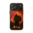 Inferno Shield Knight Fantasy Warrior Battle Case with iPhone 17 to 11 ...
